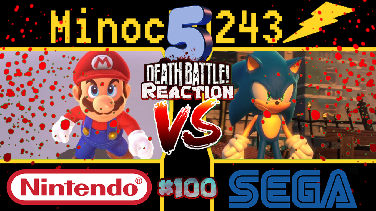 DEATH BATTLE! Reaction - Mario VS Sonic by Minochu96
