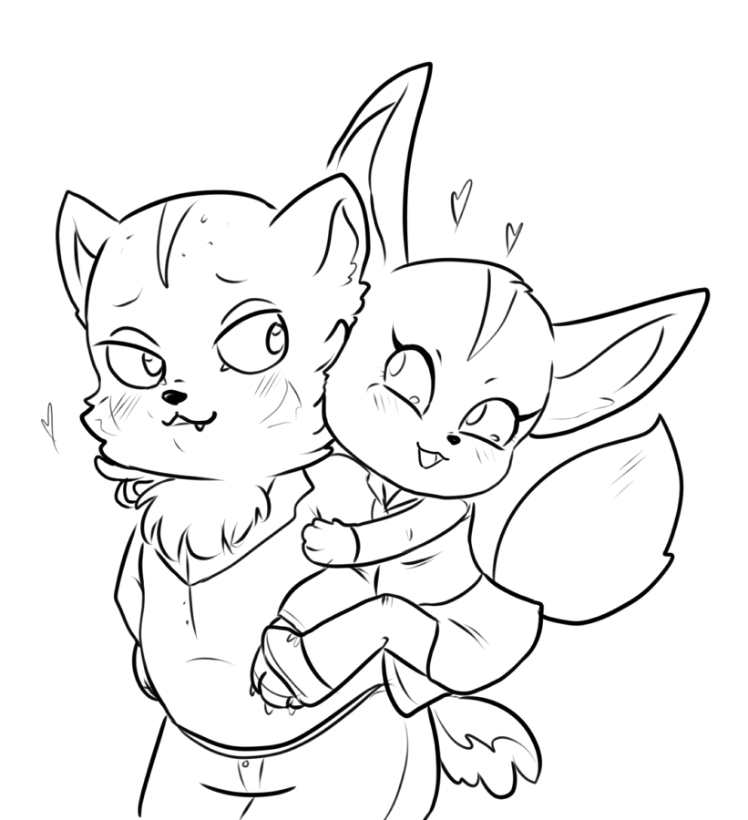 Aggretsuko! Sketches by Faeriebottle