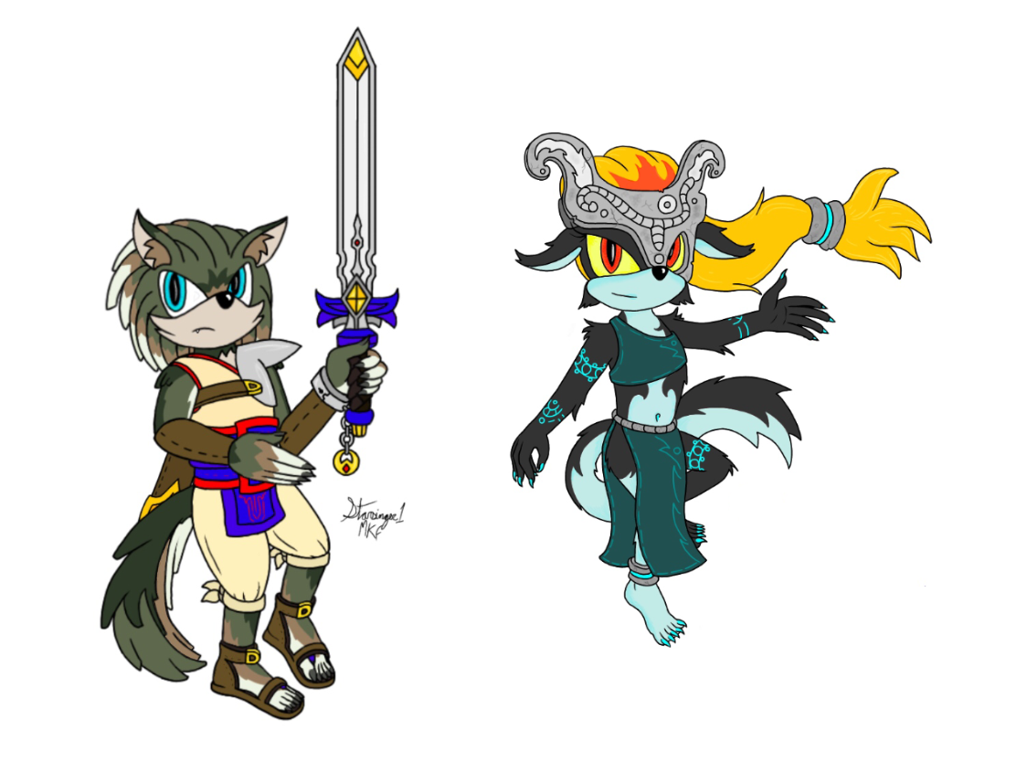 Adoptable Legend of Zelda Crossover Characters by KatPanikku