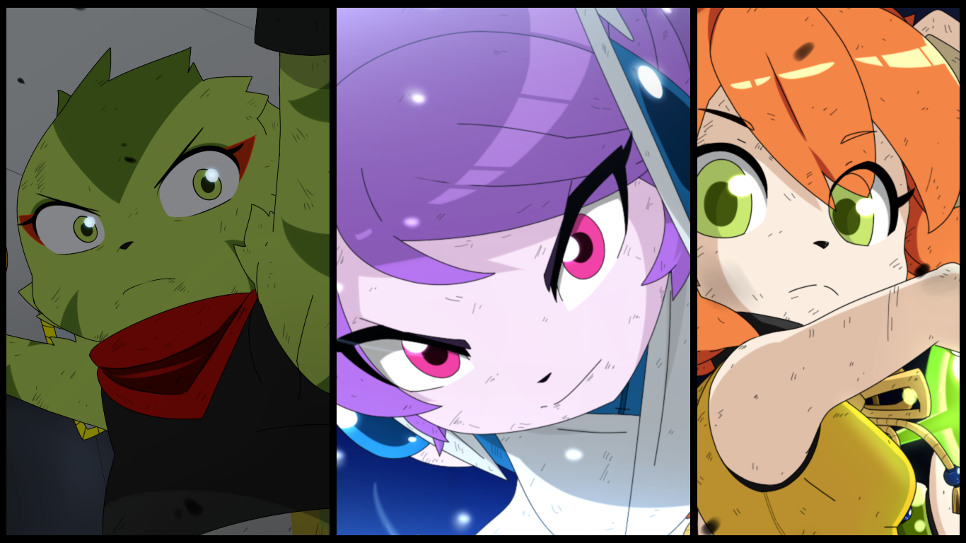 FREEDOM PLANET ANIME TRIO by KenjiKanzaki
