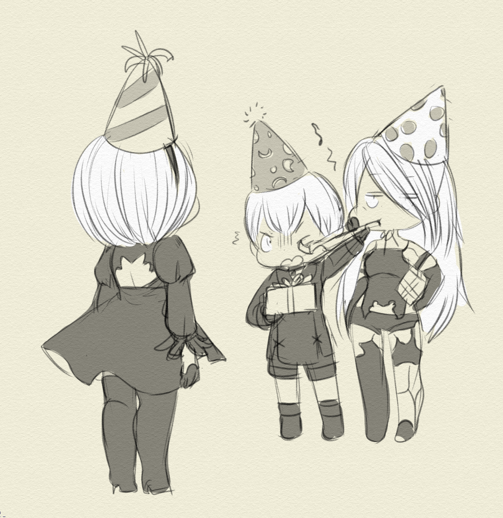 Happy "birth"day, 2B! by Saucy