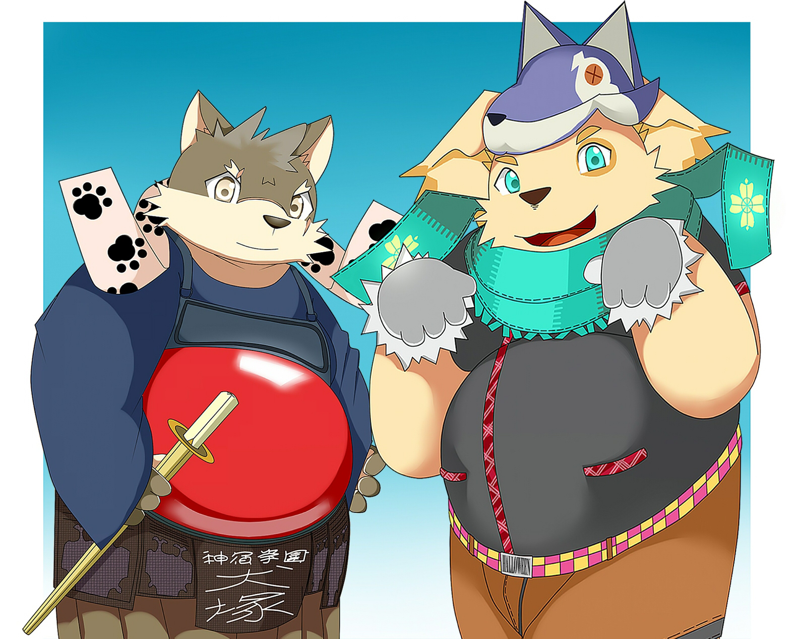 cusith and moritaka inuduka 2 by SushiRoll