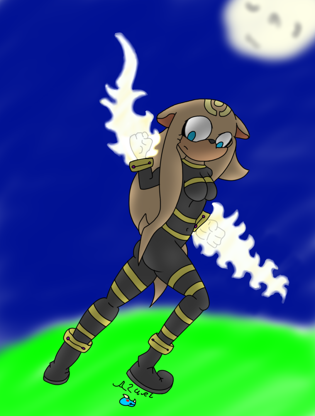 Secret Freedom Fighter File: Gold the Tenrec by AzureTheGamerKobold