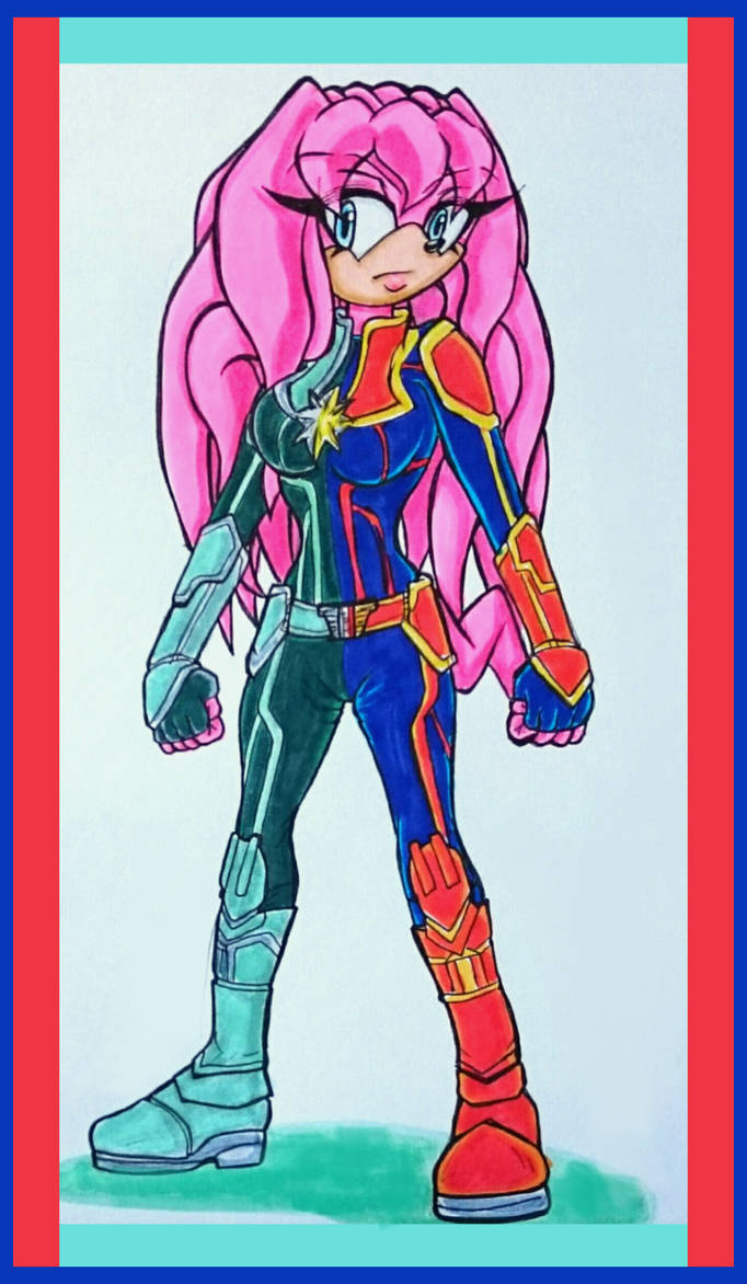 Sky as Captain Marvel by MelSky