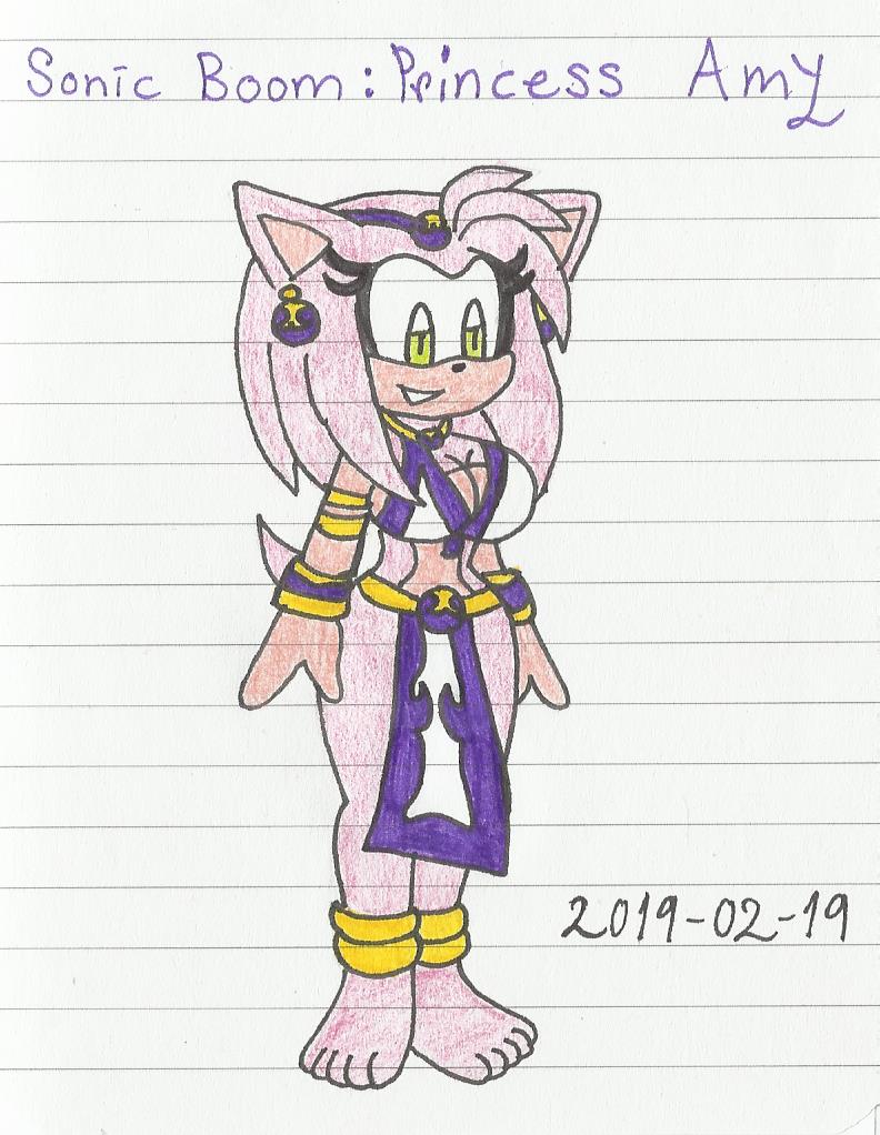 Sonic Boom: Princess Amelia Jasmine Rose by KatarinaTheCat18