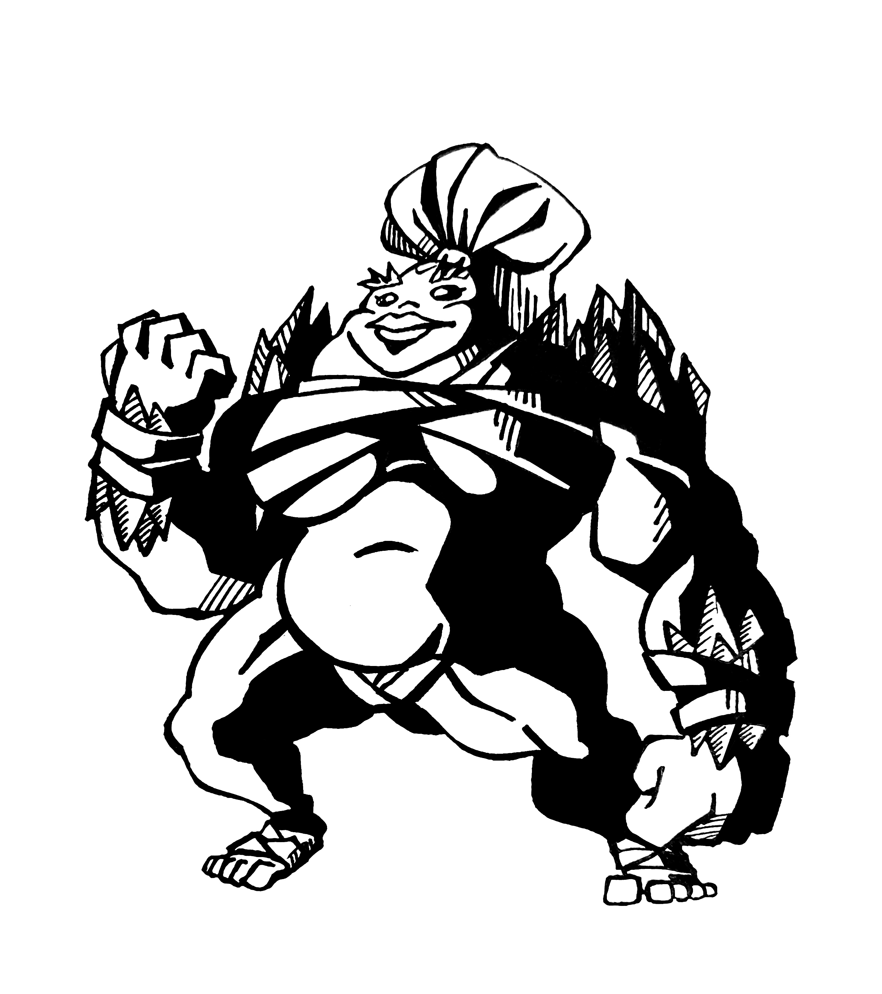 Goron girl sketch by TheBrave