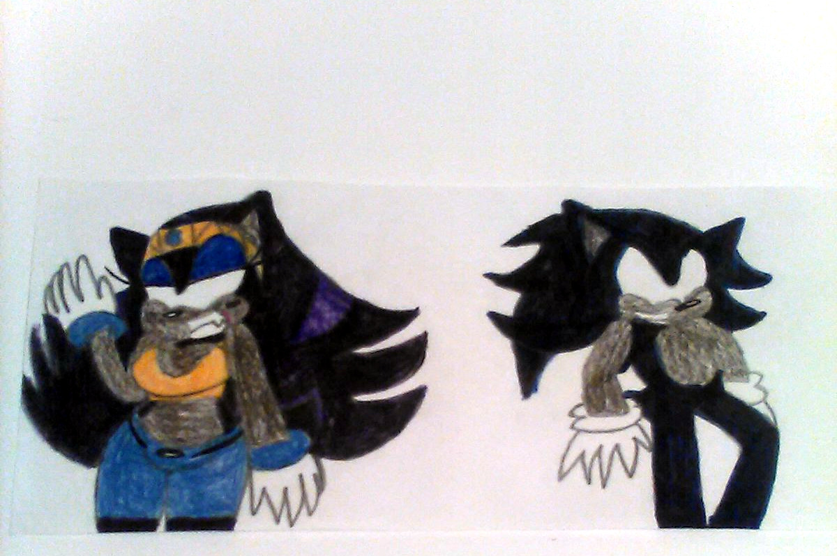 Dark Sonic and Dark Shannon by PrincessShannon