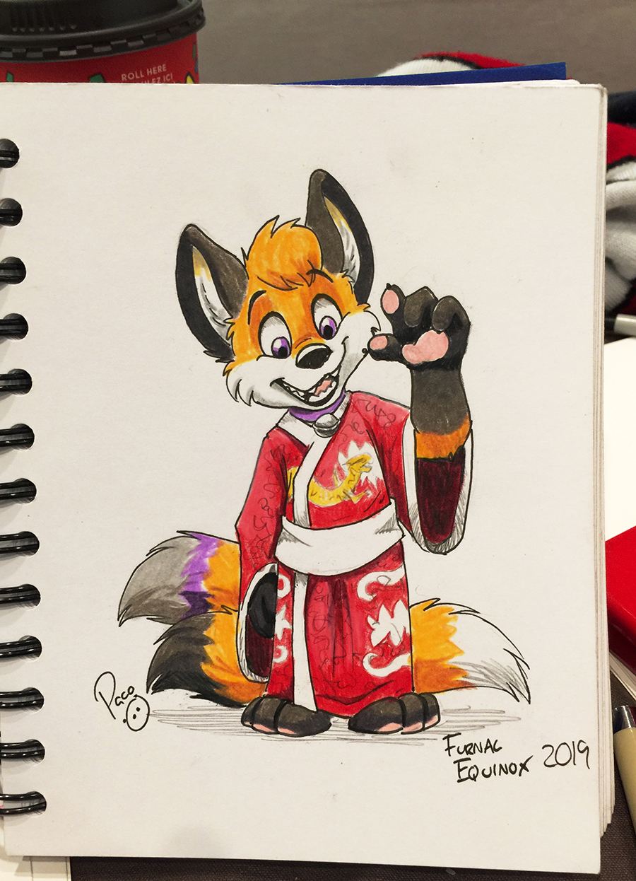 Kimono Fox by pandapaco