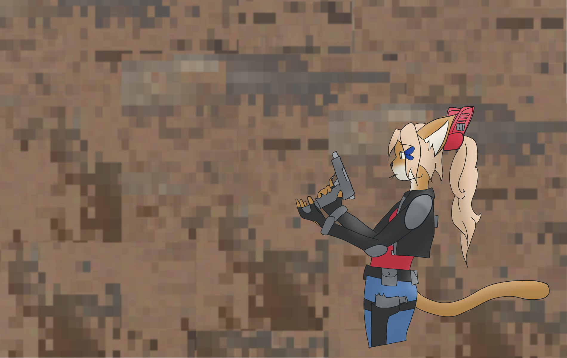 Amy Gun Practice by kamperkiller