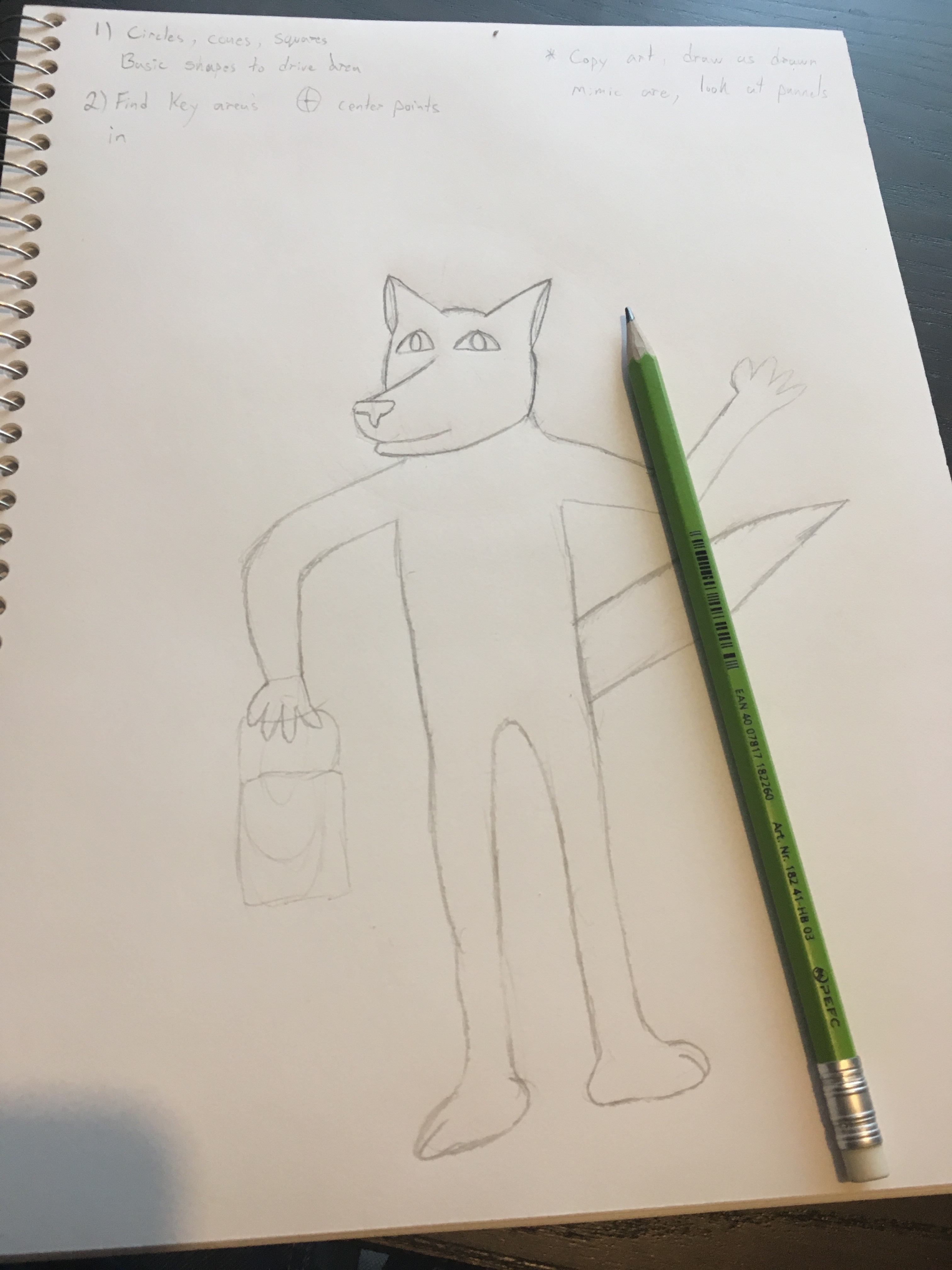 My First Ever Furry Sketch by DualSwordsmanTenyo