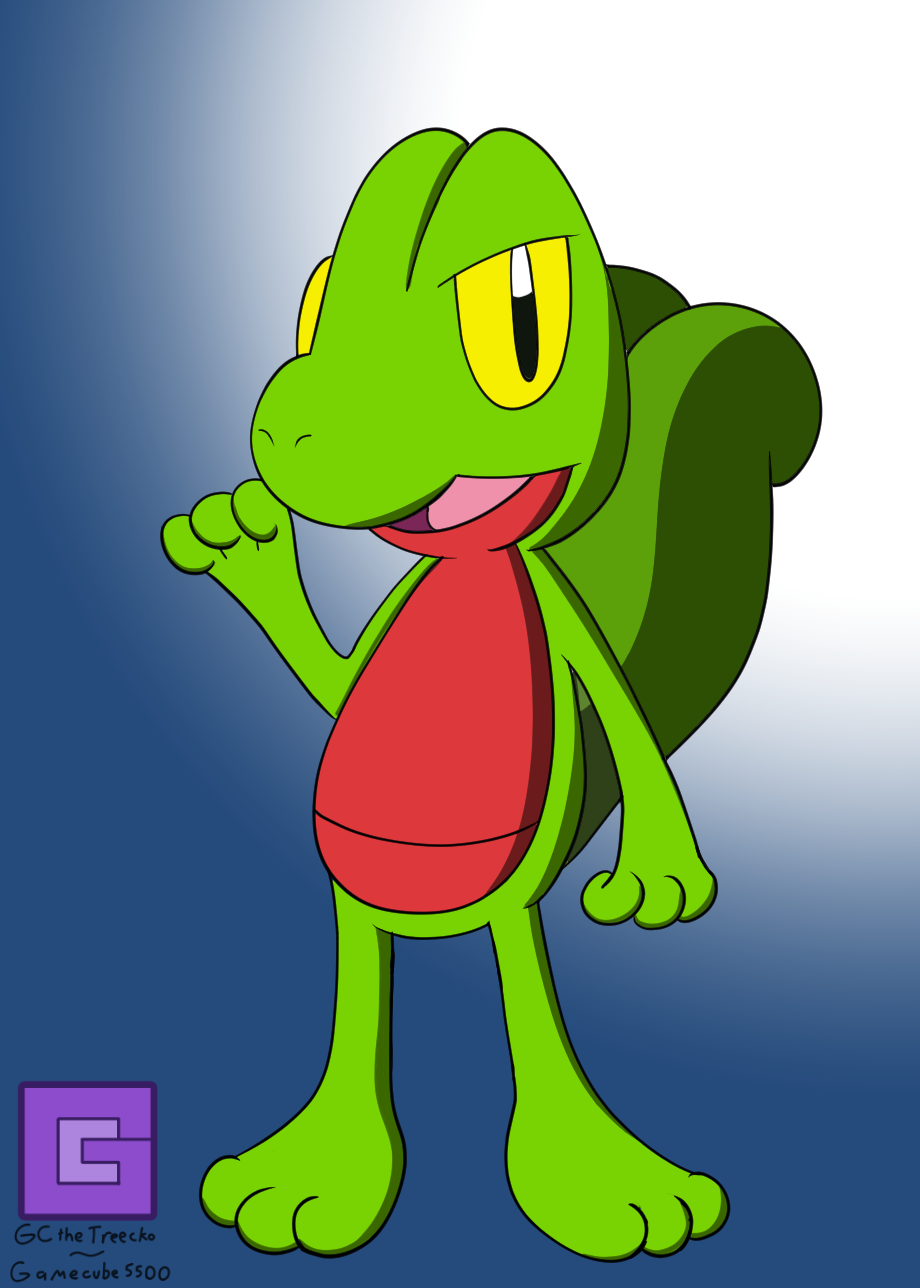 My Treecko, 6 years and 500 watchers later. by GCtheTreecko