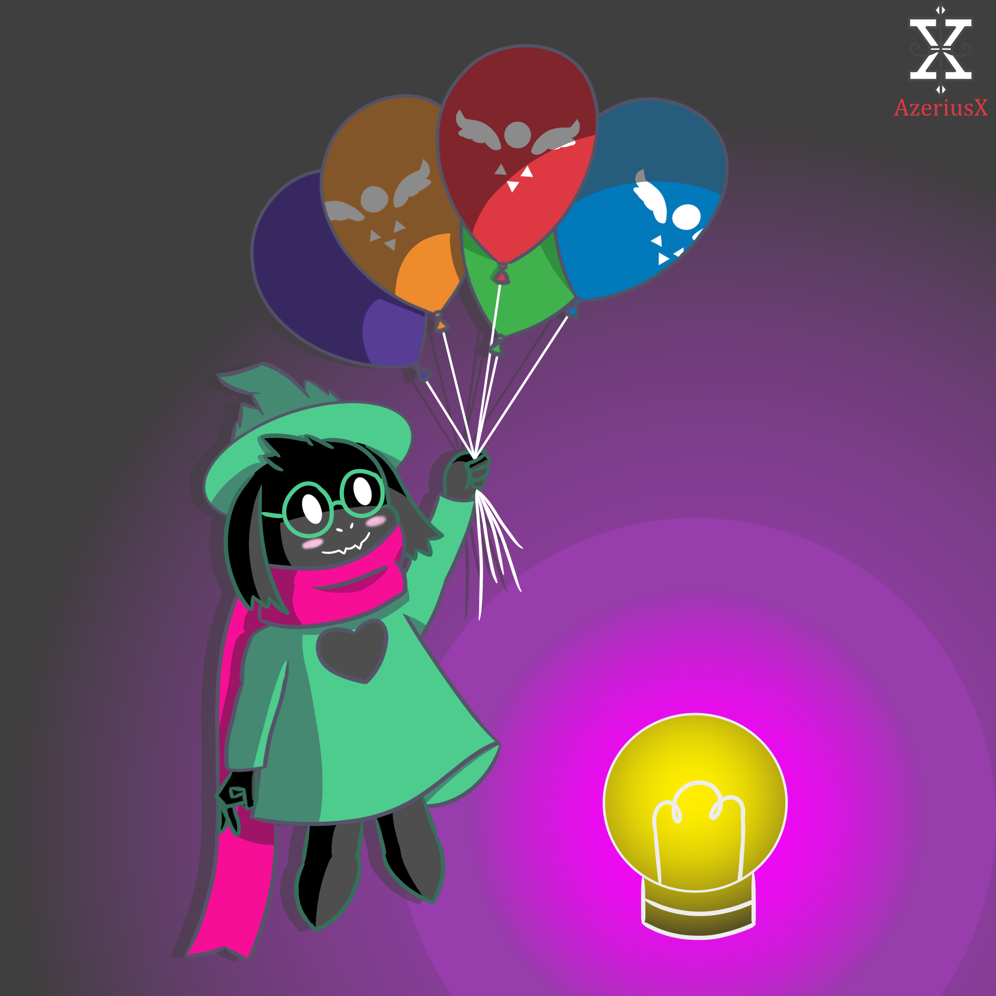 Floating Ralsei~ [3] by AzeriusX