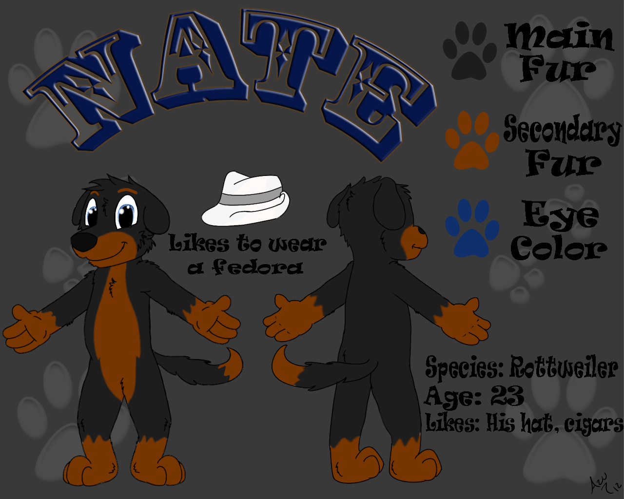 Nate Reference by AzurelHusky