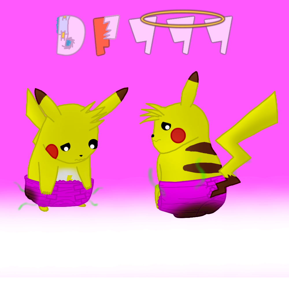 [C] Diapified Donnie's Pikachu by DiaperFox777