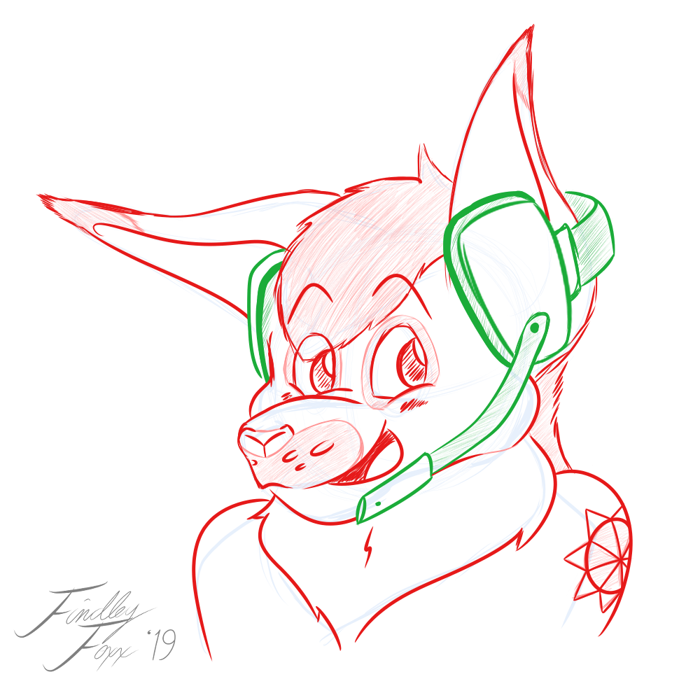Tipo Roo Sketch by FindleyFoxx