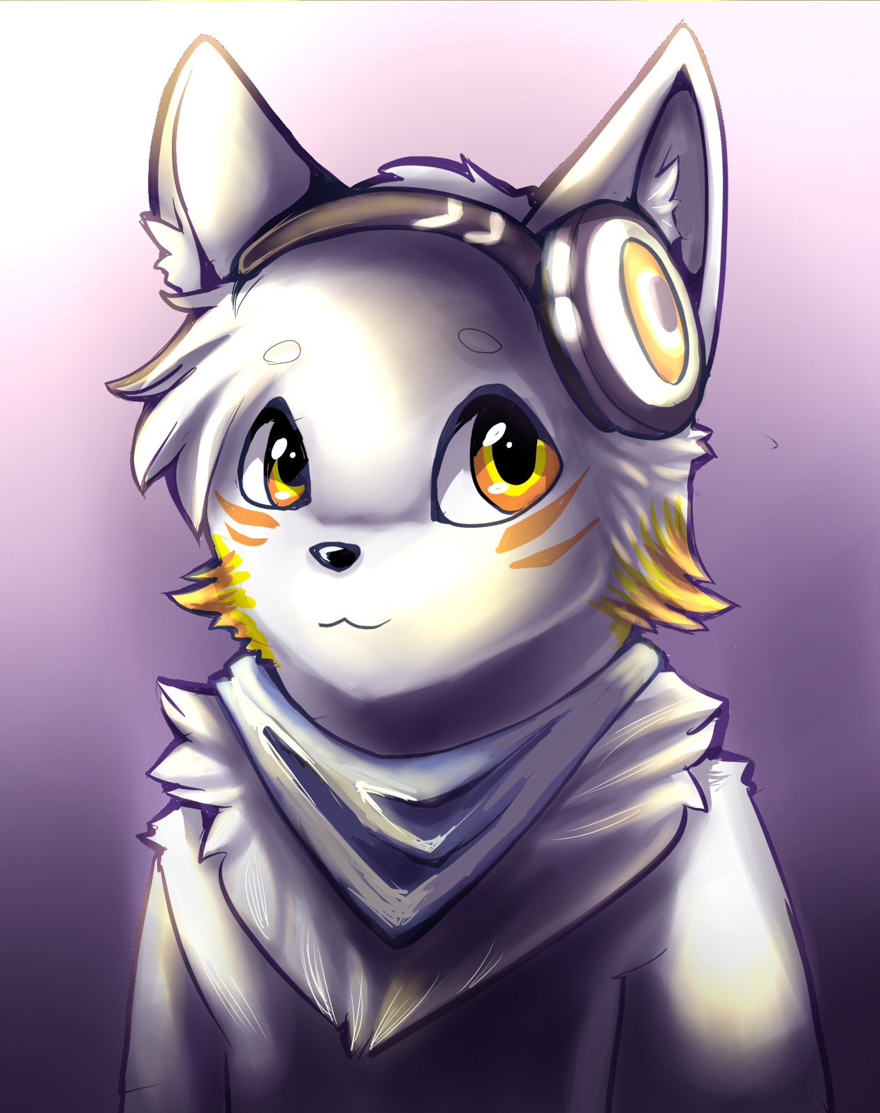 cute fox kemono style by Zrcalo