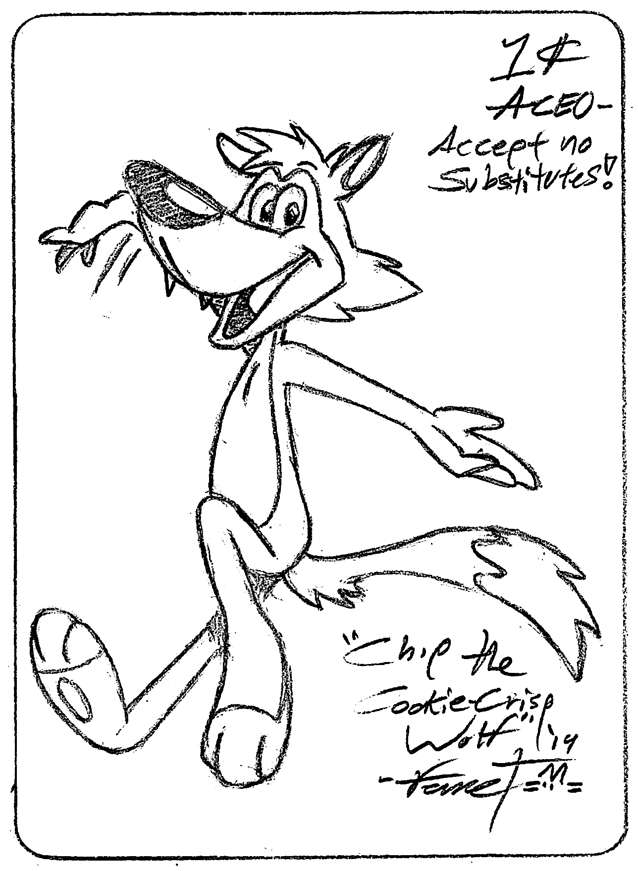 Chip the Cookie Wolf by IceAgeChippies