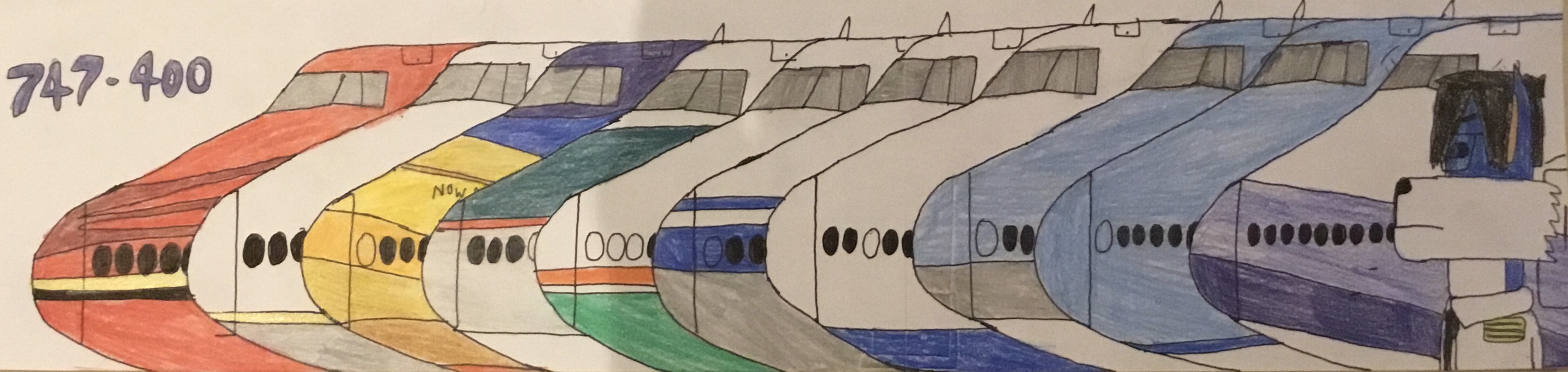 The army of 747-400 by WerewolfVincent