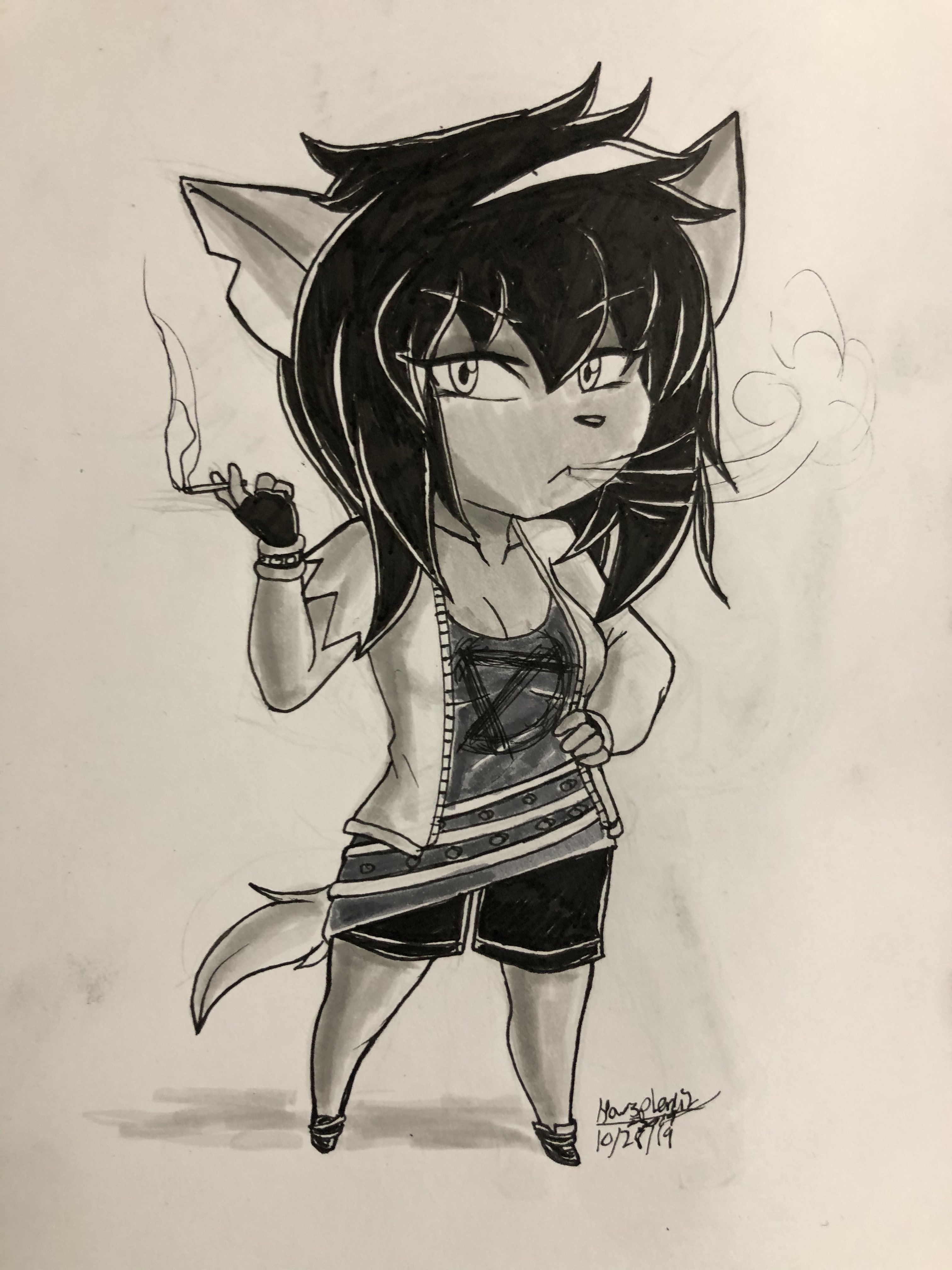 Inktober: 27: Lollygagging by QuiteSplendid