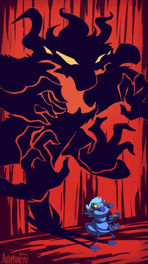 Shadow Spider by Animancer