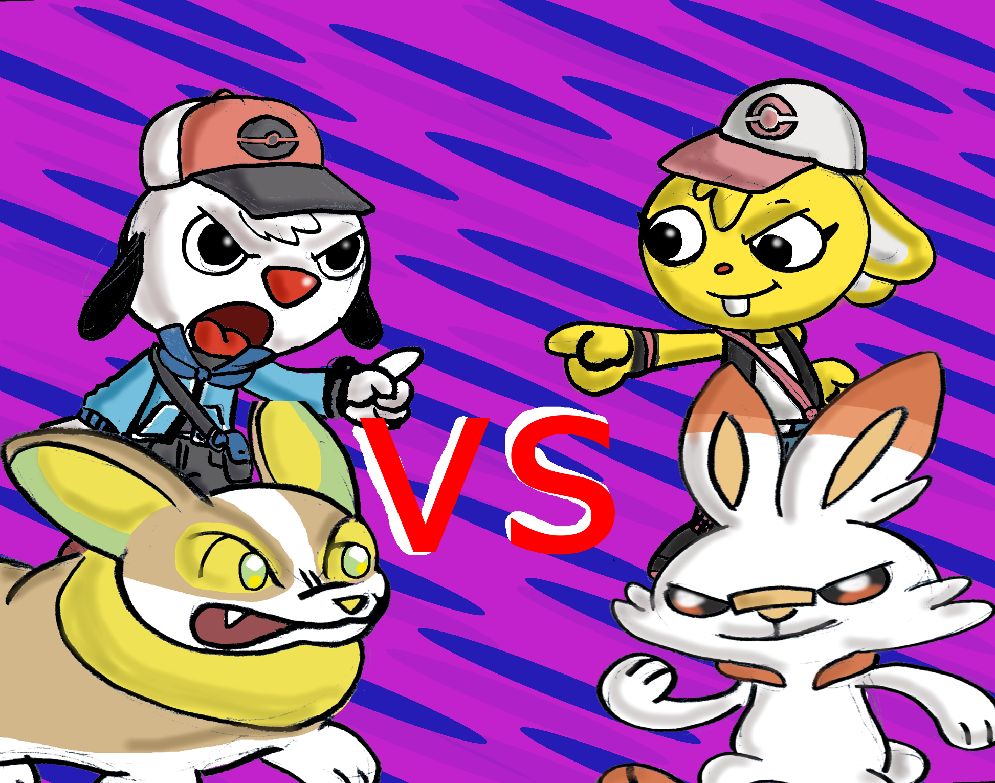 Playkids Pokemon Battle (by Linkina) by BunPatrol