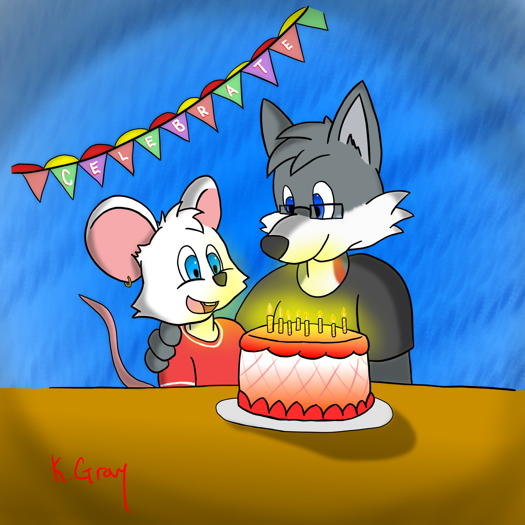 Happy Birthday Zeke by KitsunoGray