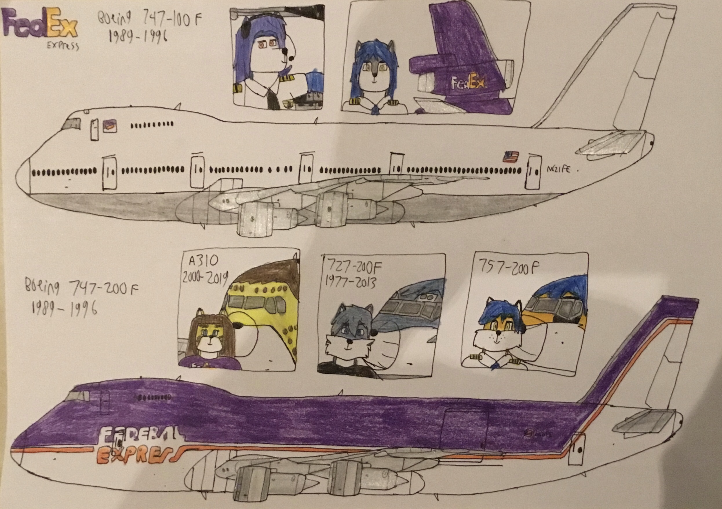 History of Federal Express 747 by WerewolfVincent