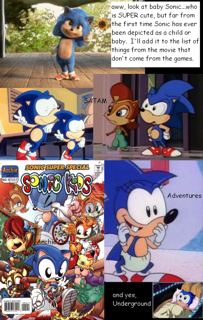 Baby Sonic Collage by angel85