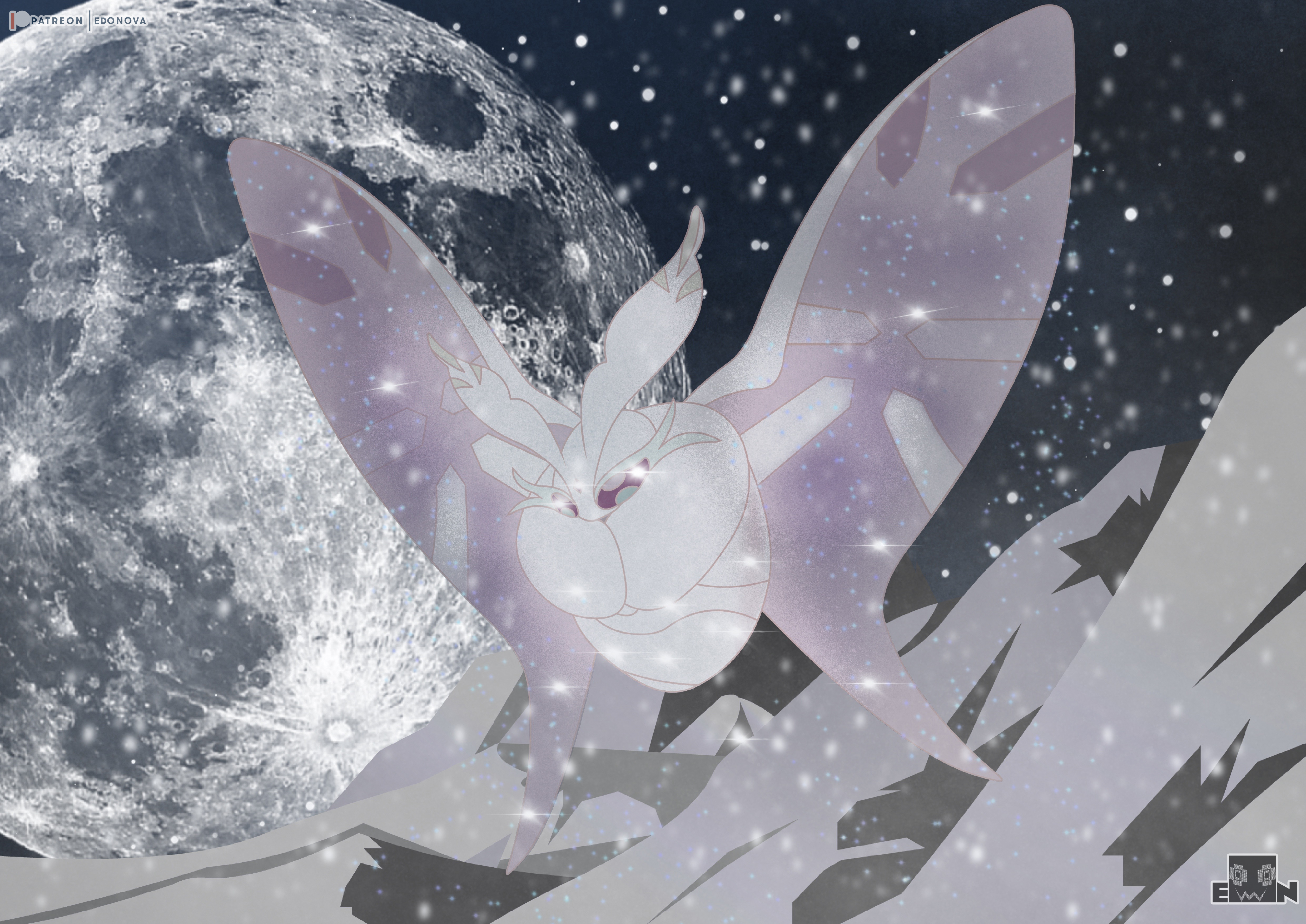 Frosmoth - the Frost Moth by edonova