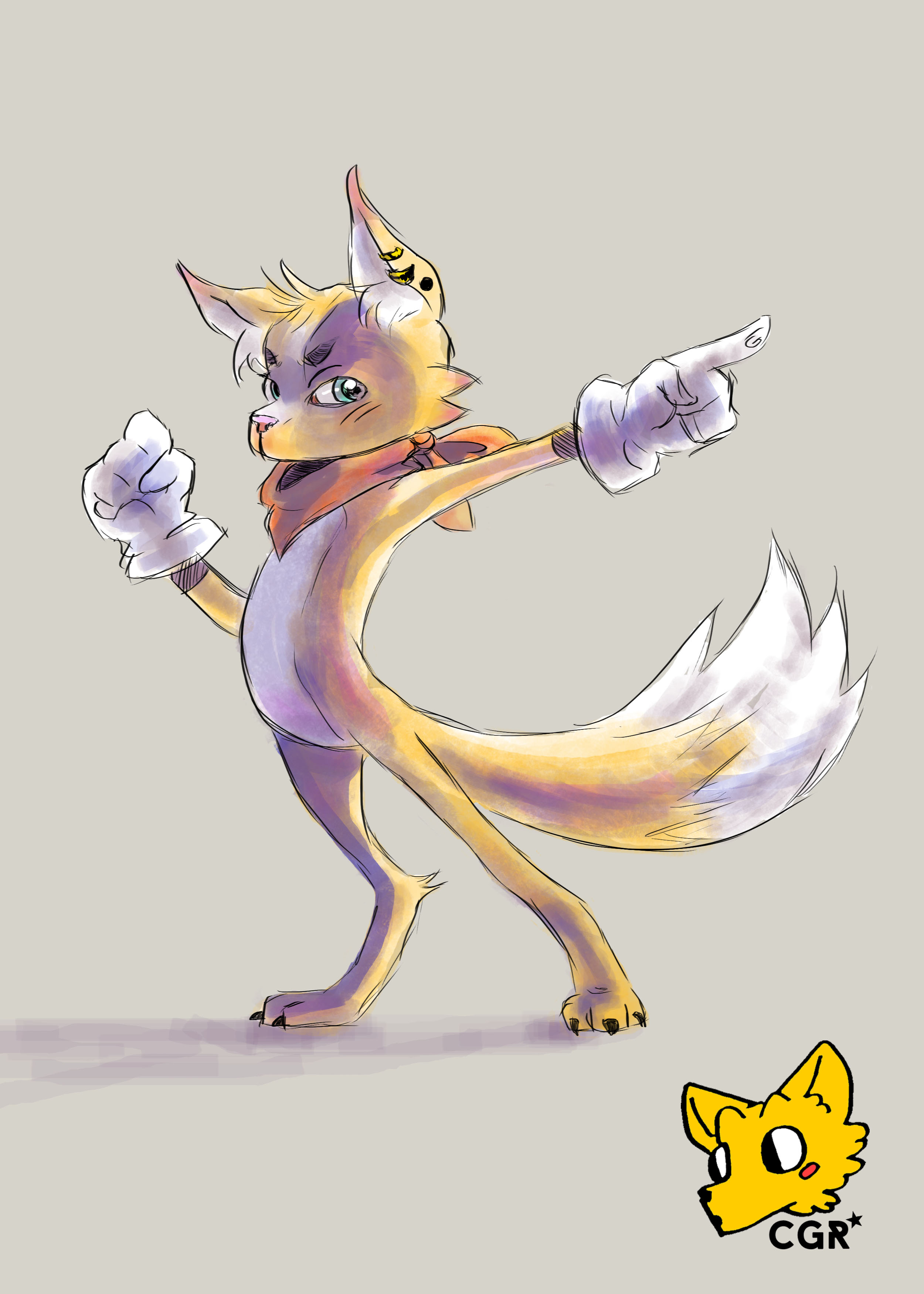 First furry illustration by CGR