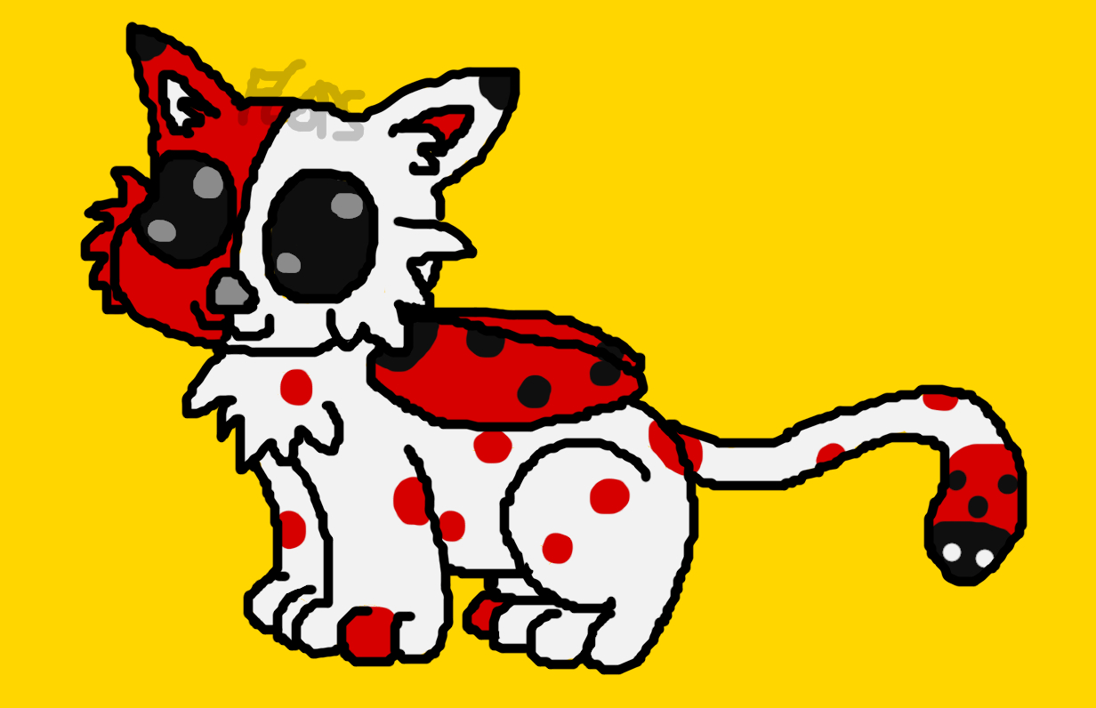 ladybug cat and dog by FloppyPony