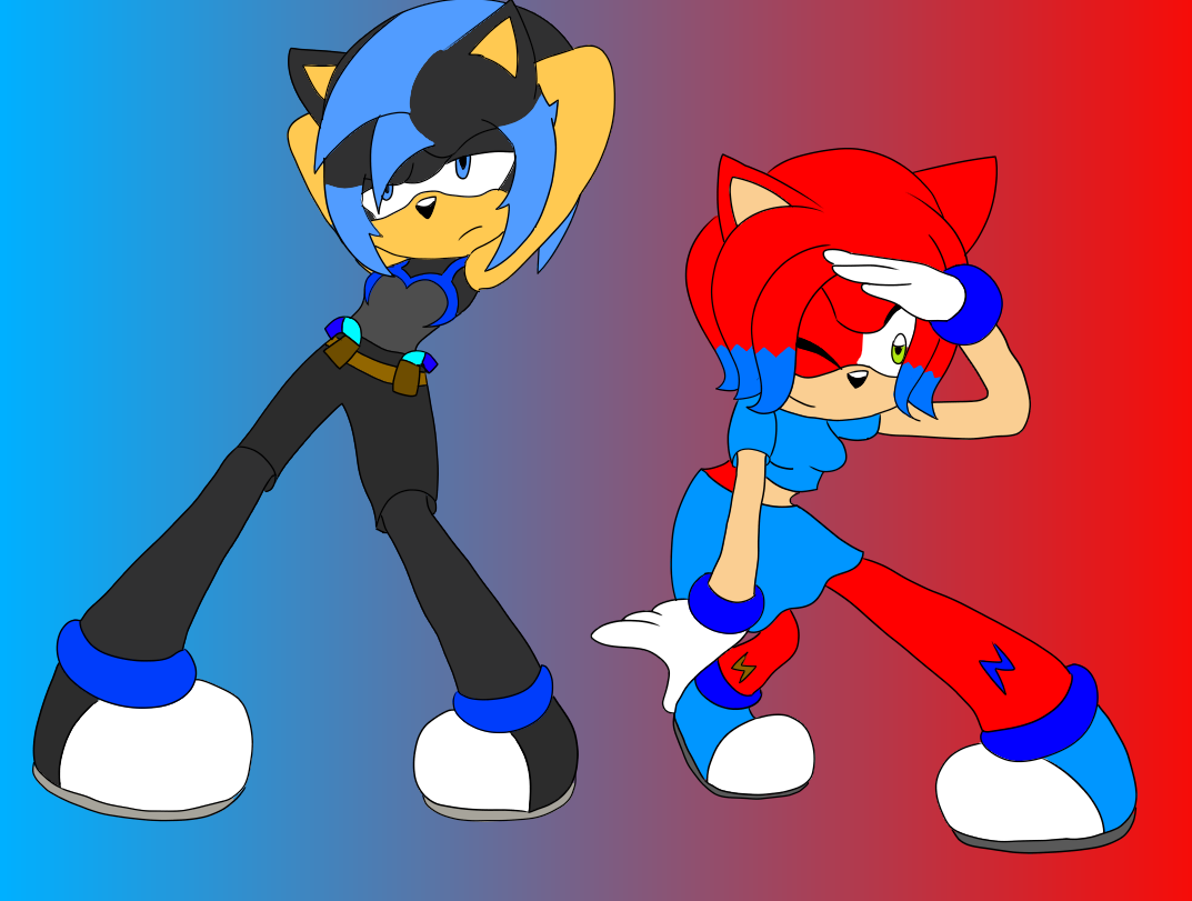 Nilla and Evelin by EvelinTheHedgehog