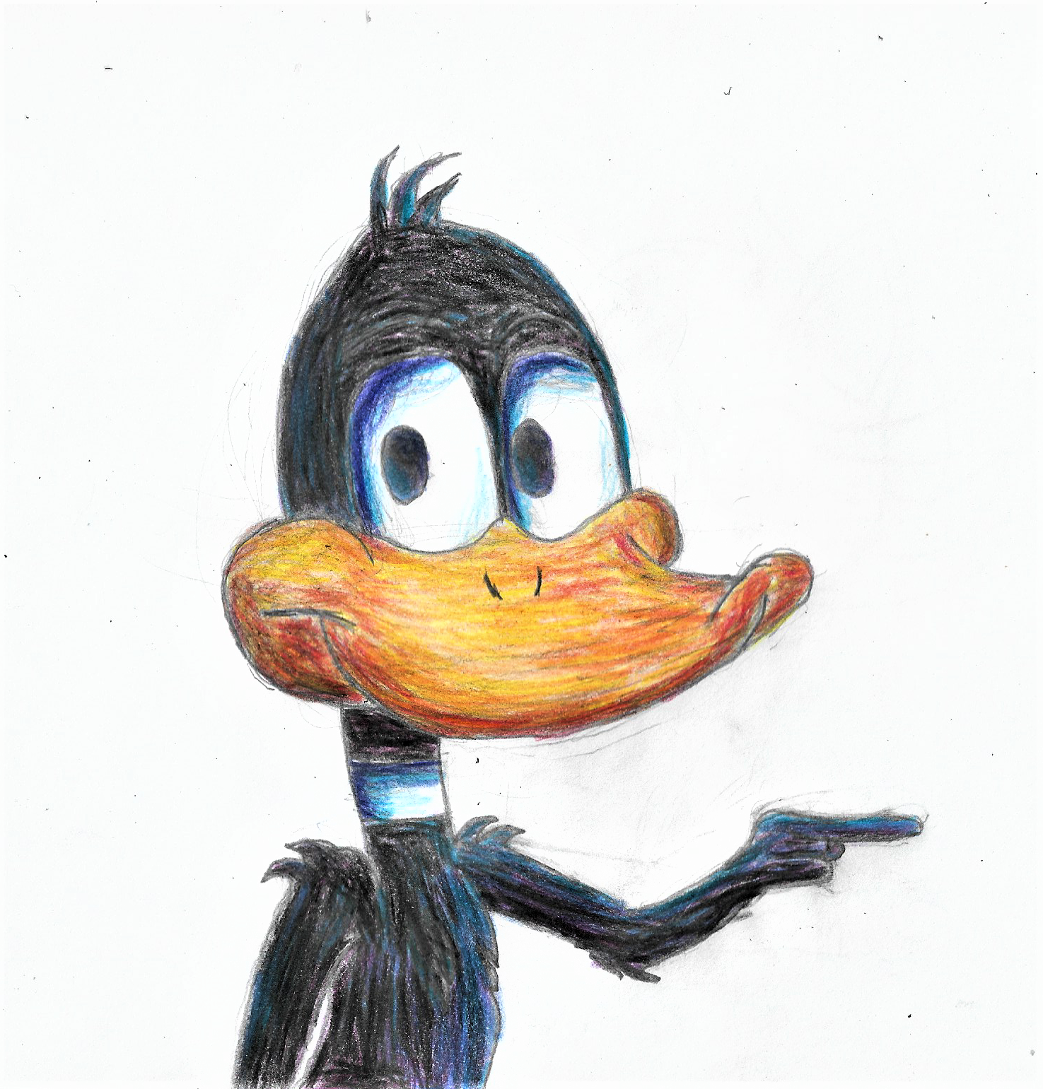 Daffy Duck Drawing by SuperHyperSonic2000