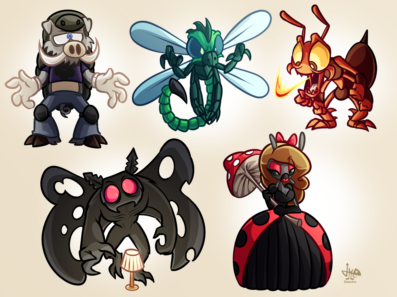 Bug doodles by JAMEArts