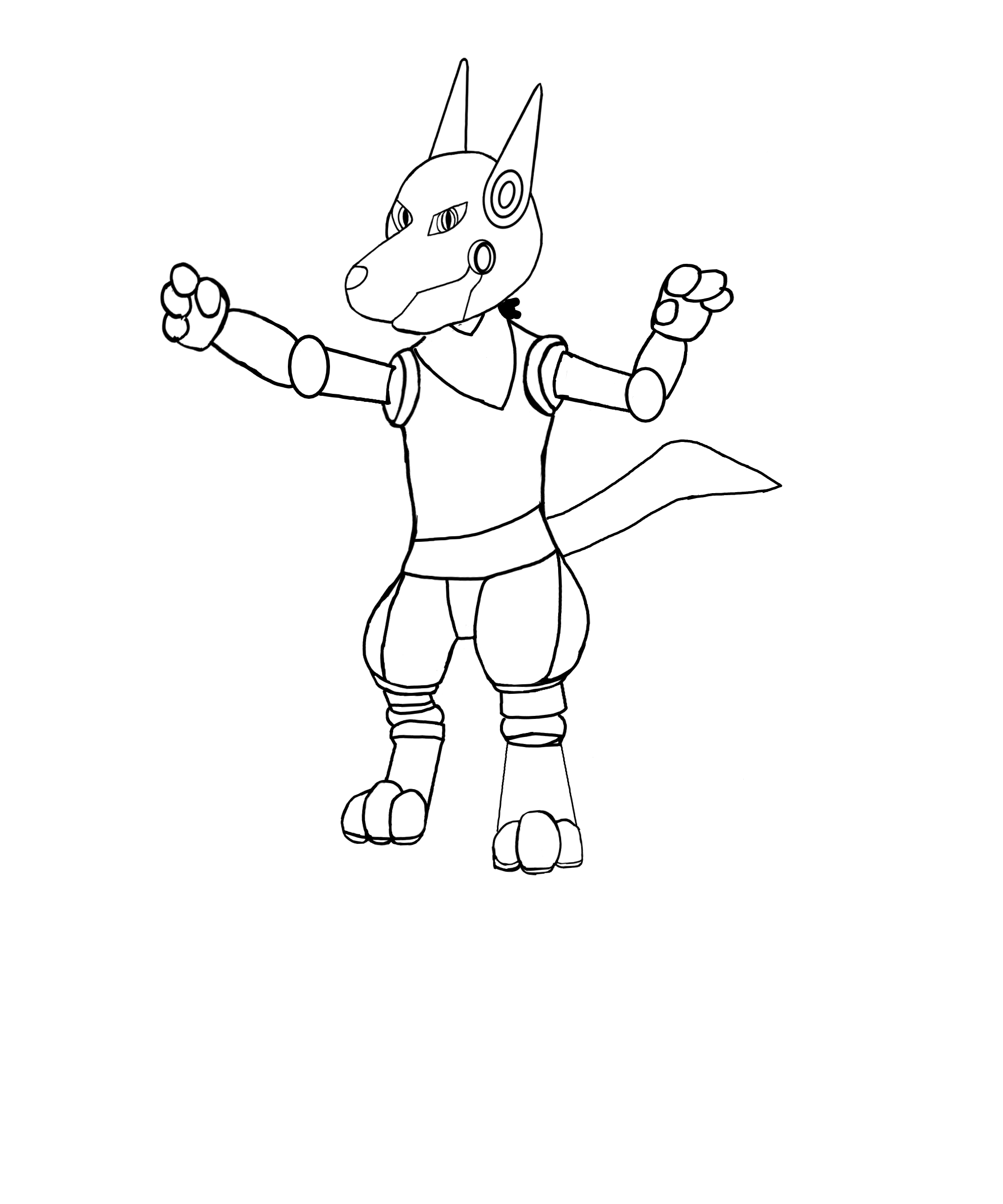 First OC Sketch by g4laxyk1ng