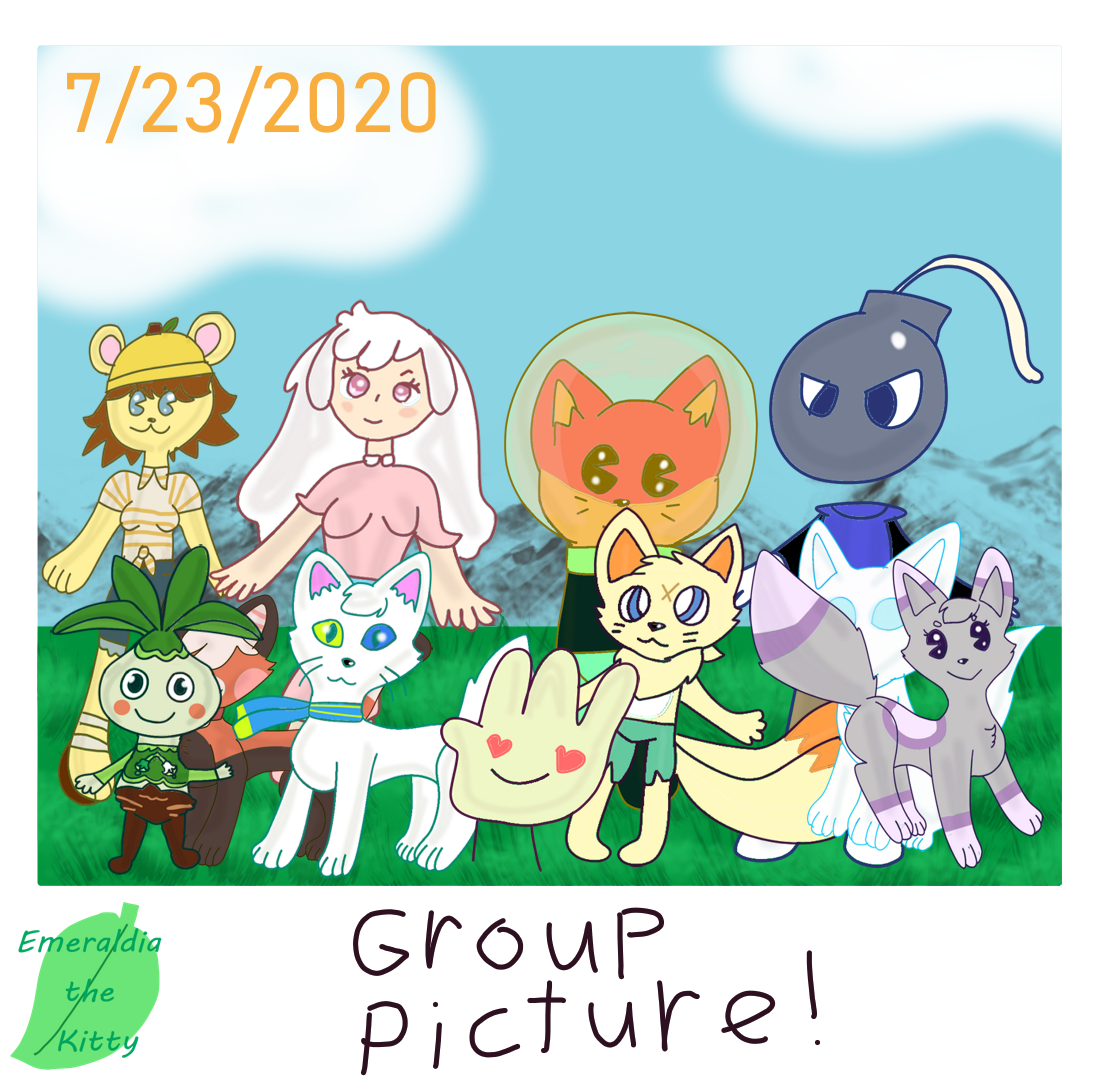 DO THE GROUP PICTURE AGAIN! by EmeraldiatheKitty