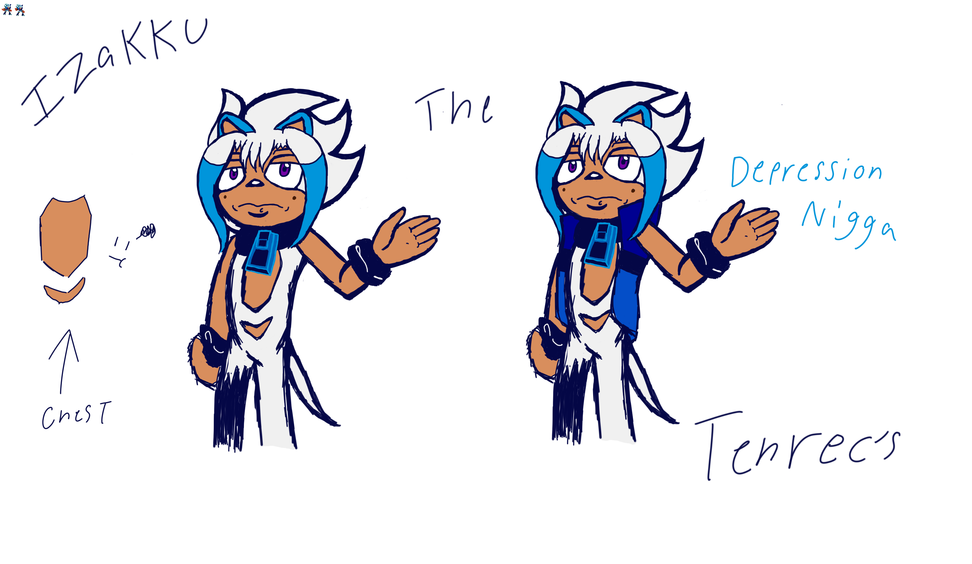 New Tenrecs boy by xXMezzXx