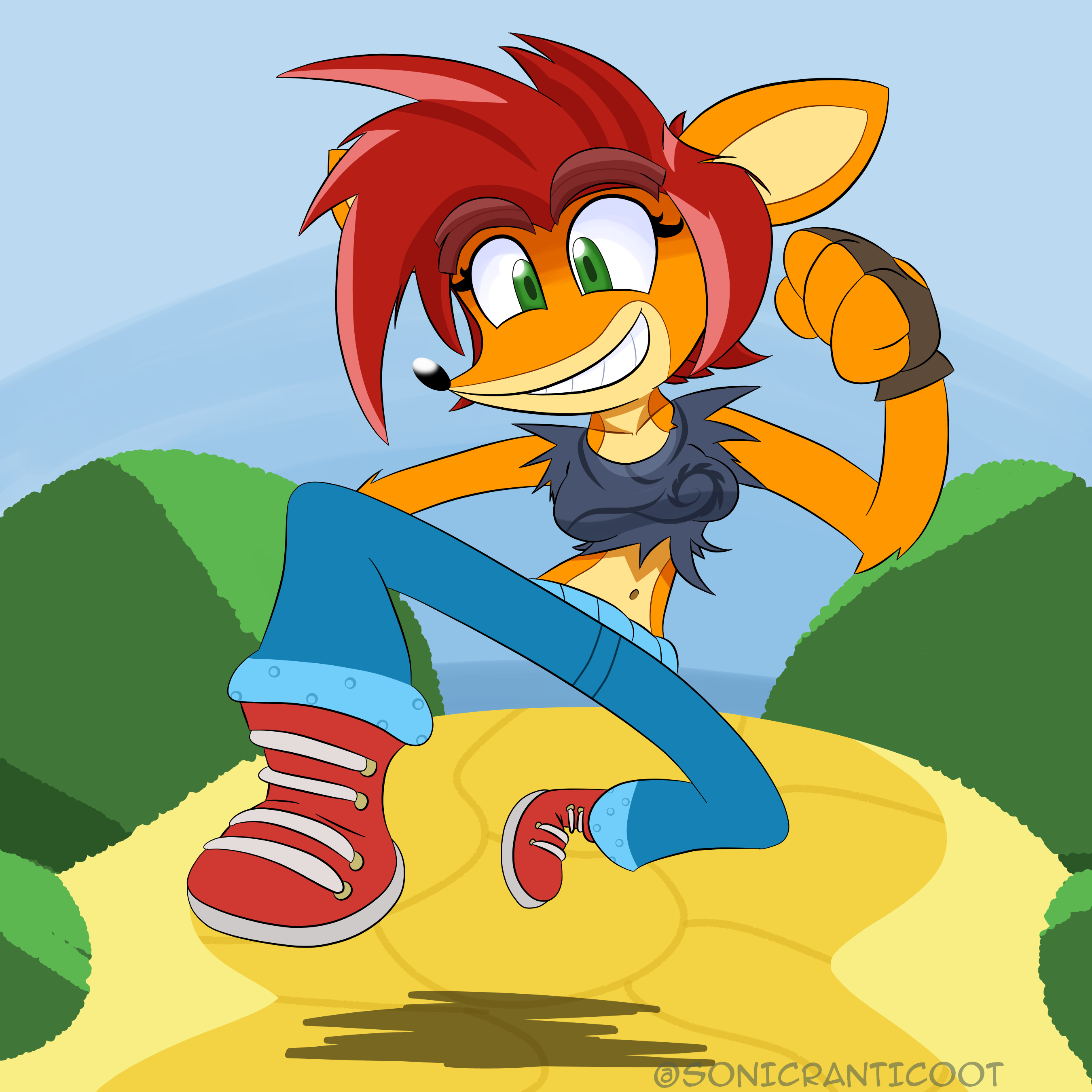 Female Crash by SonicRanticoot