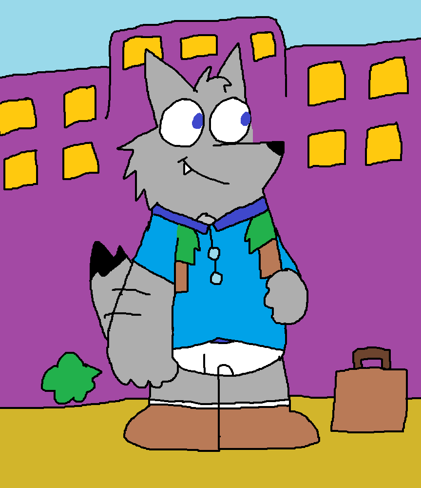 On his way to work (underwear) by PizzaWolf