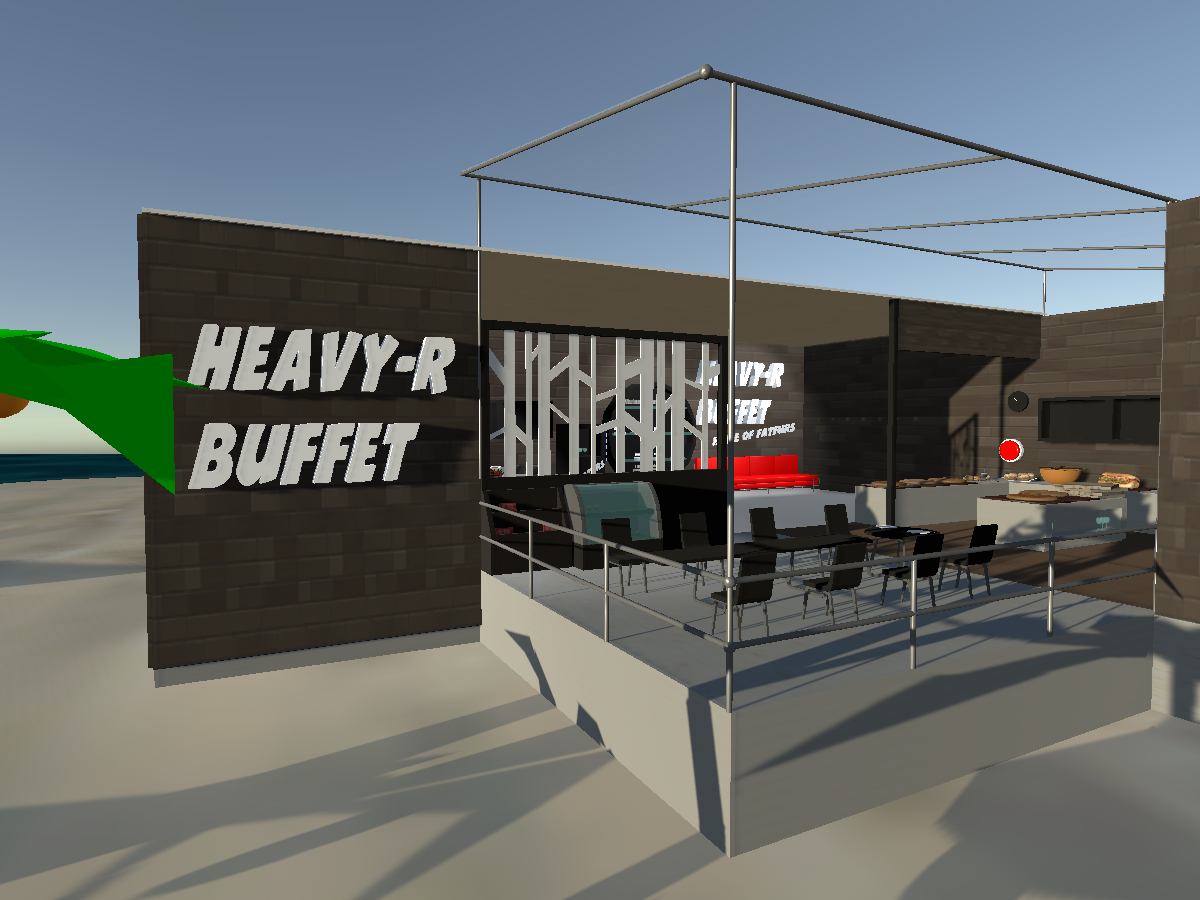 [VRchat World] The Heavy-R Buffet, Home of FatFurs by irongut