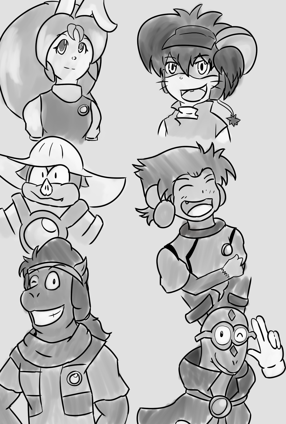 Eto Rangers Art Dump 002 by raccoonboy98