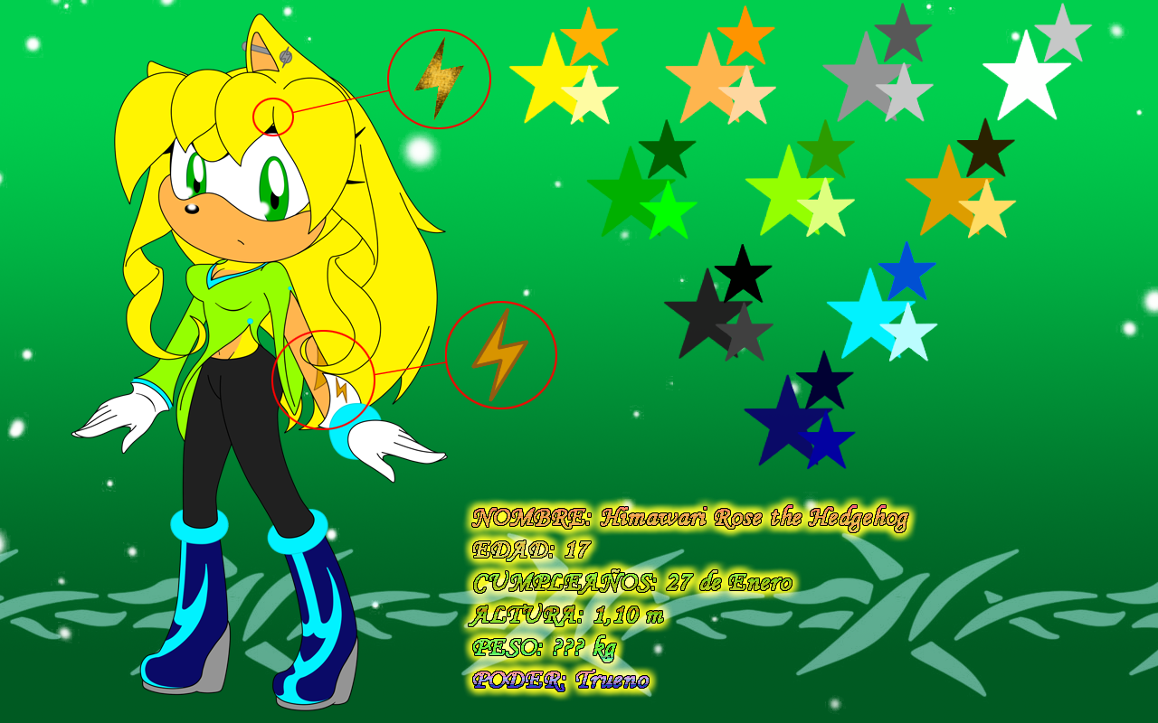 Himawari Rose Reference by MidnaChangeling