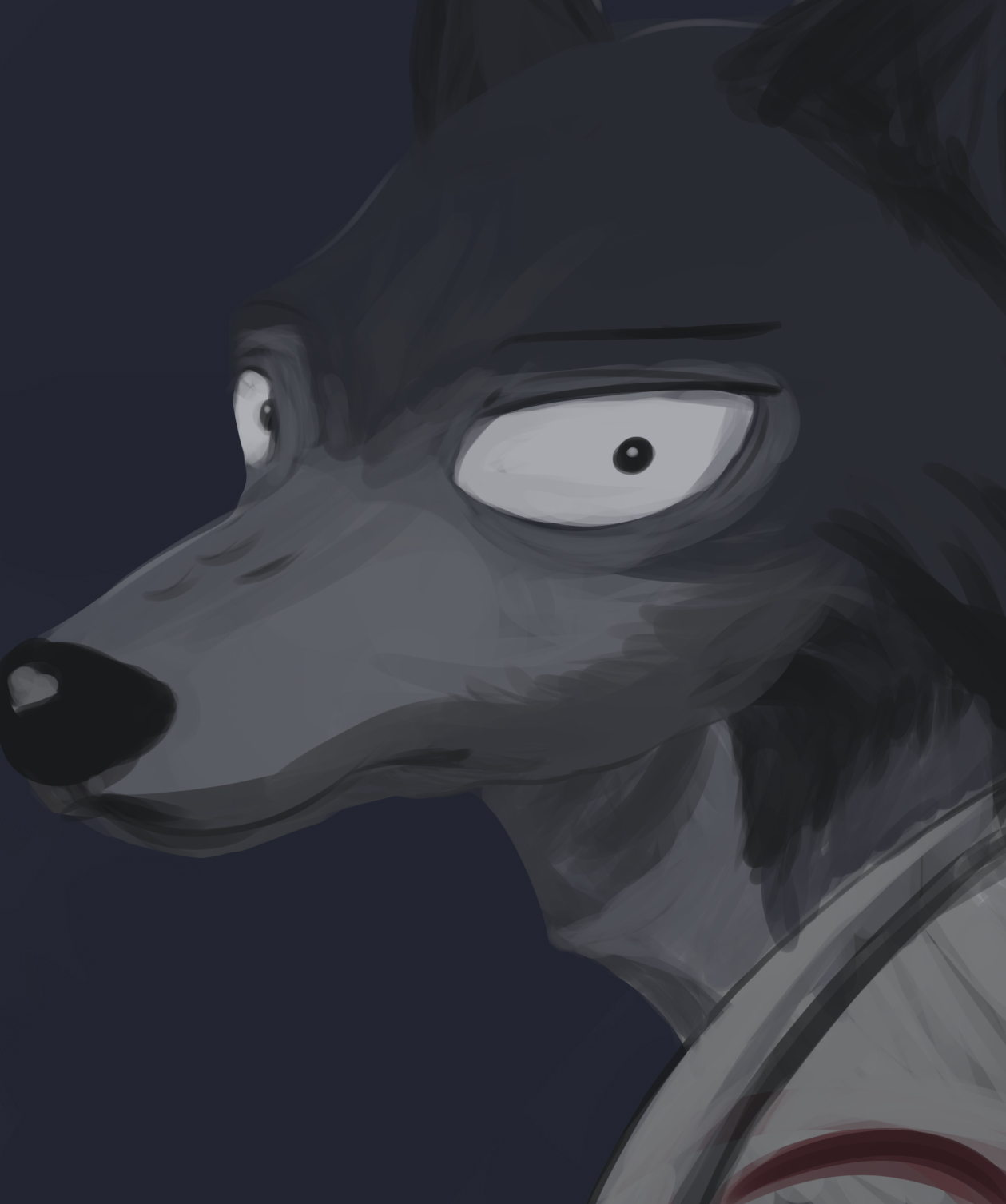 Legoshi Portrait by Oirukatto