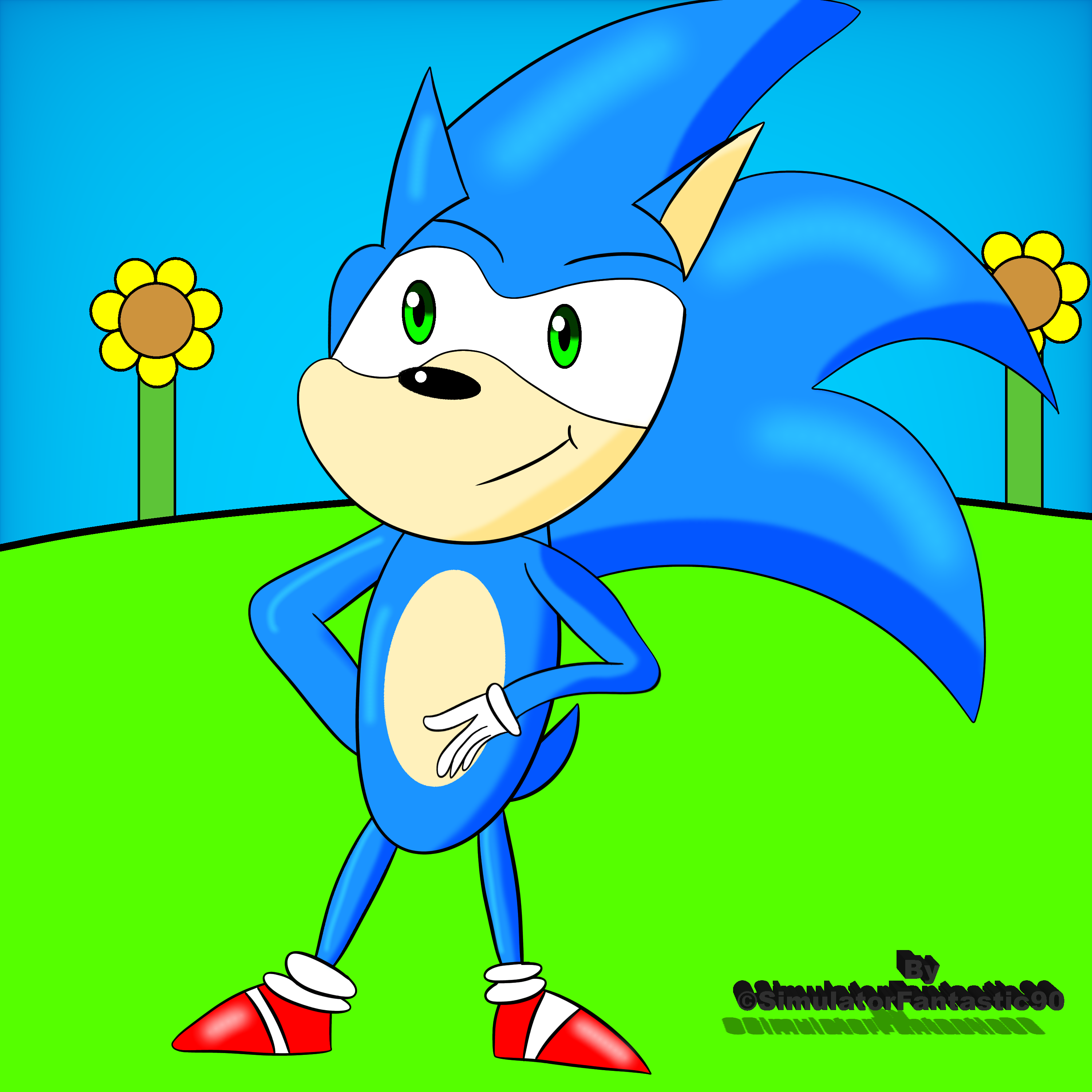 Sonic the Hedgehog by SimulatorFantastic90