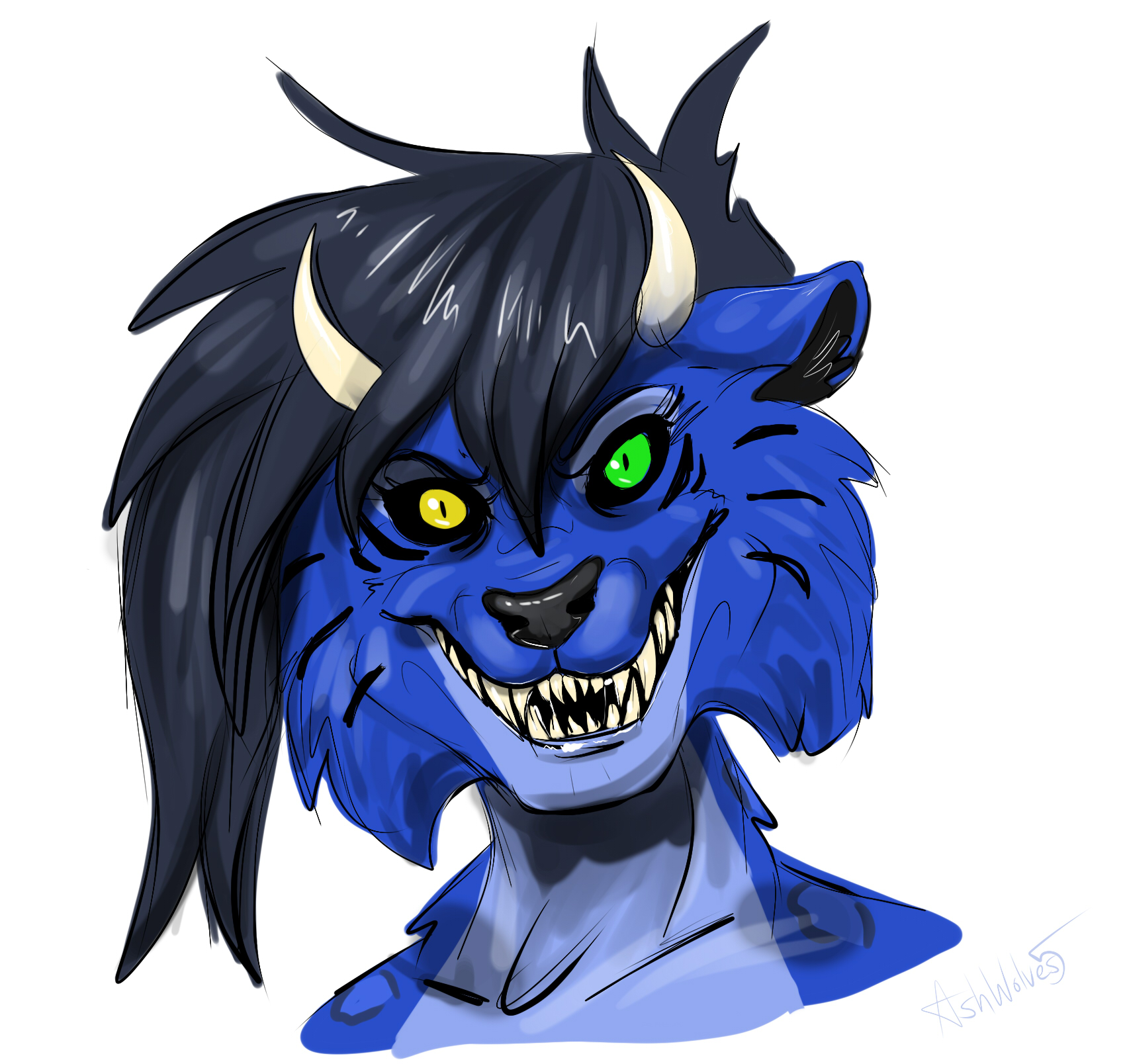 Halloween 2020 Freebie- Demon by Ashwolves5