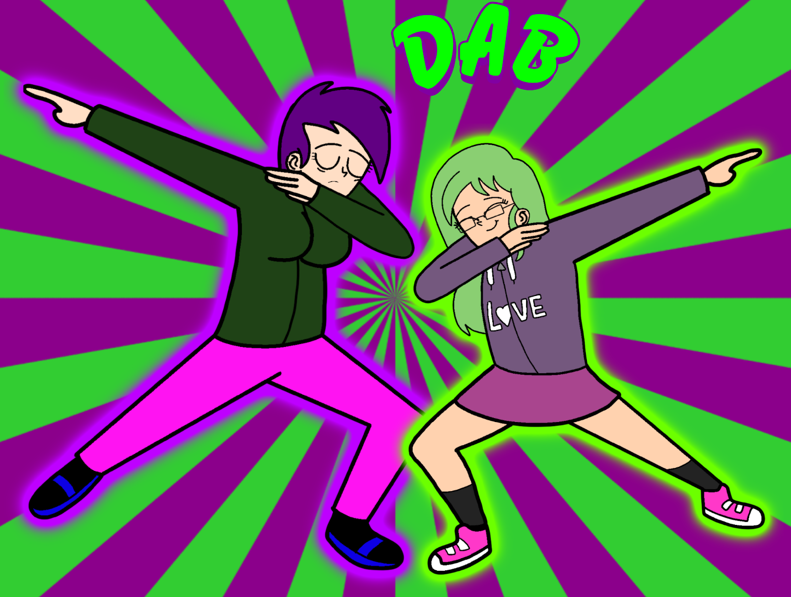 The DAB queens by MrSGroupArts