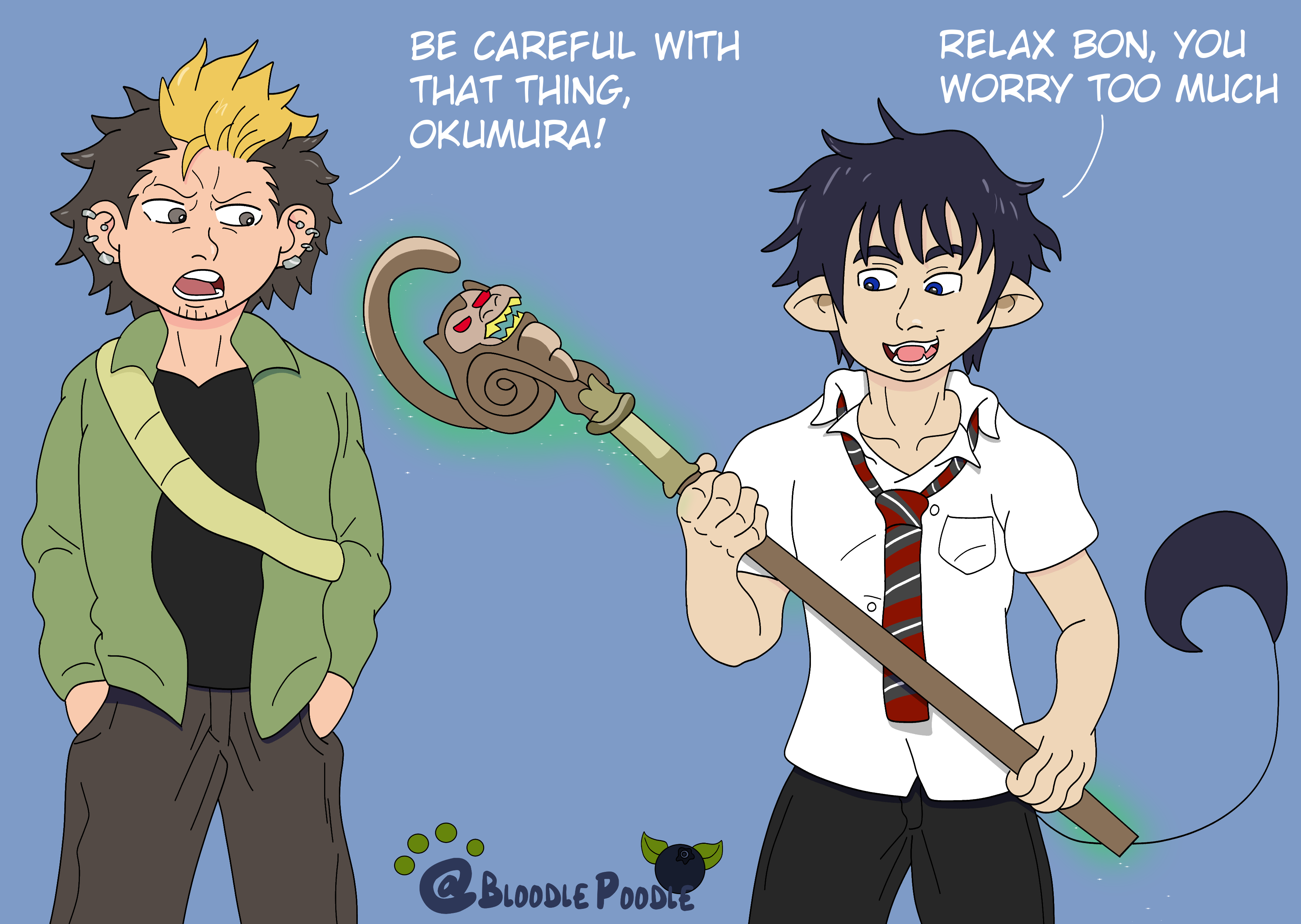 Demon Monkey Staff 1 by nobodyish0me