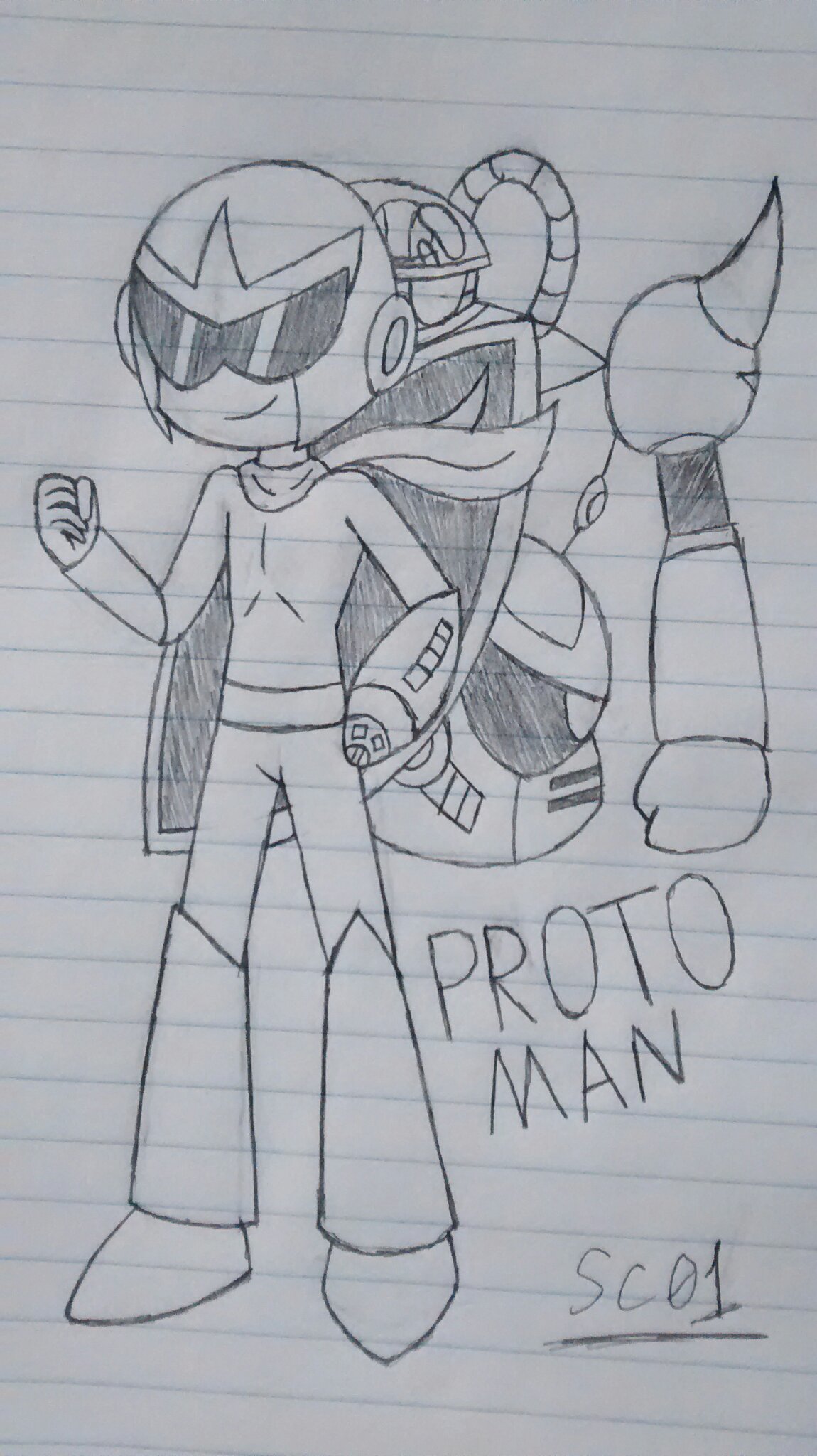 ProtoMan (AC96 Art Style) by SomeCat01
