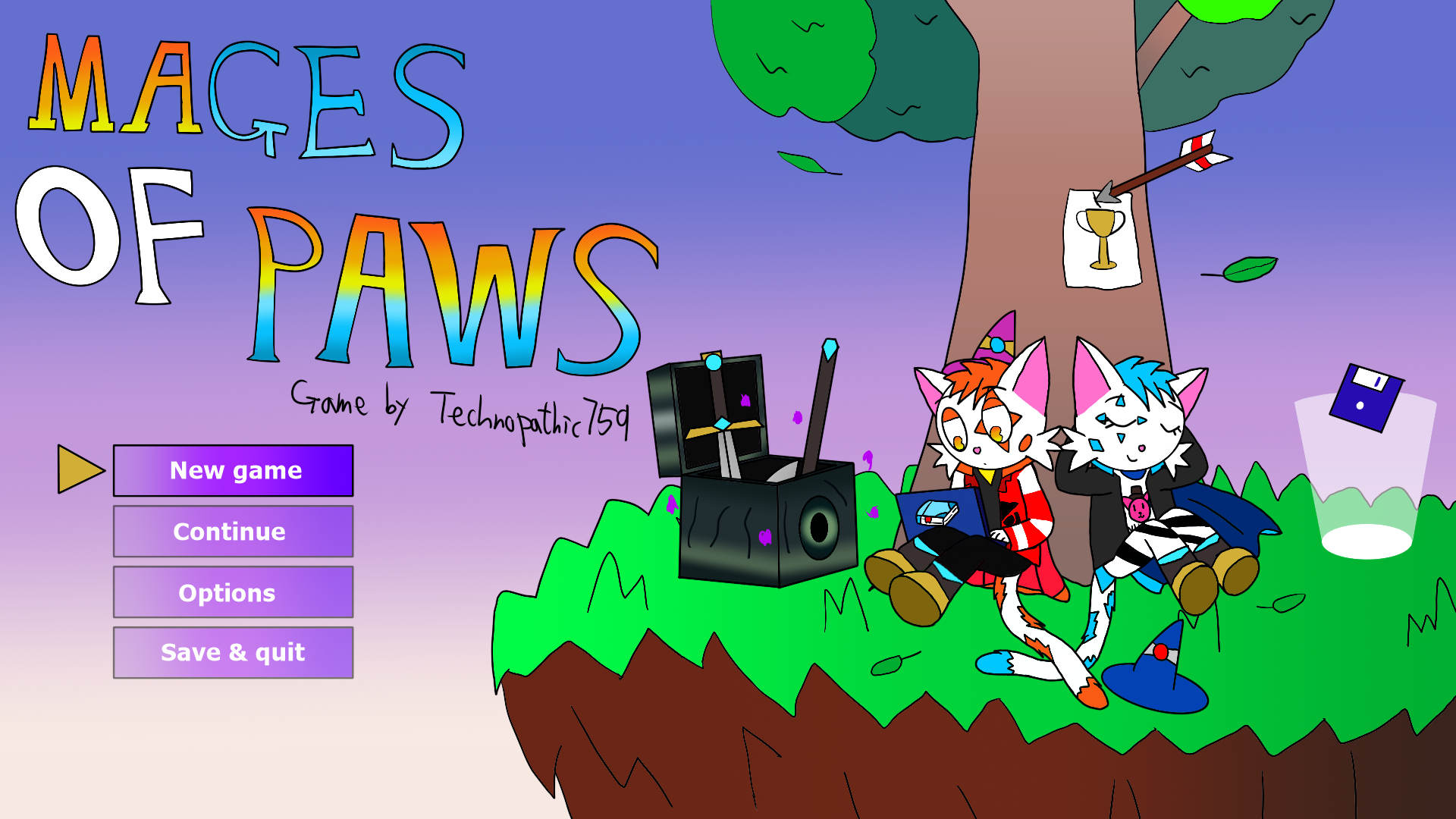 RPG concept: Mages of paws (remastered) by Netherkitty