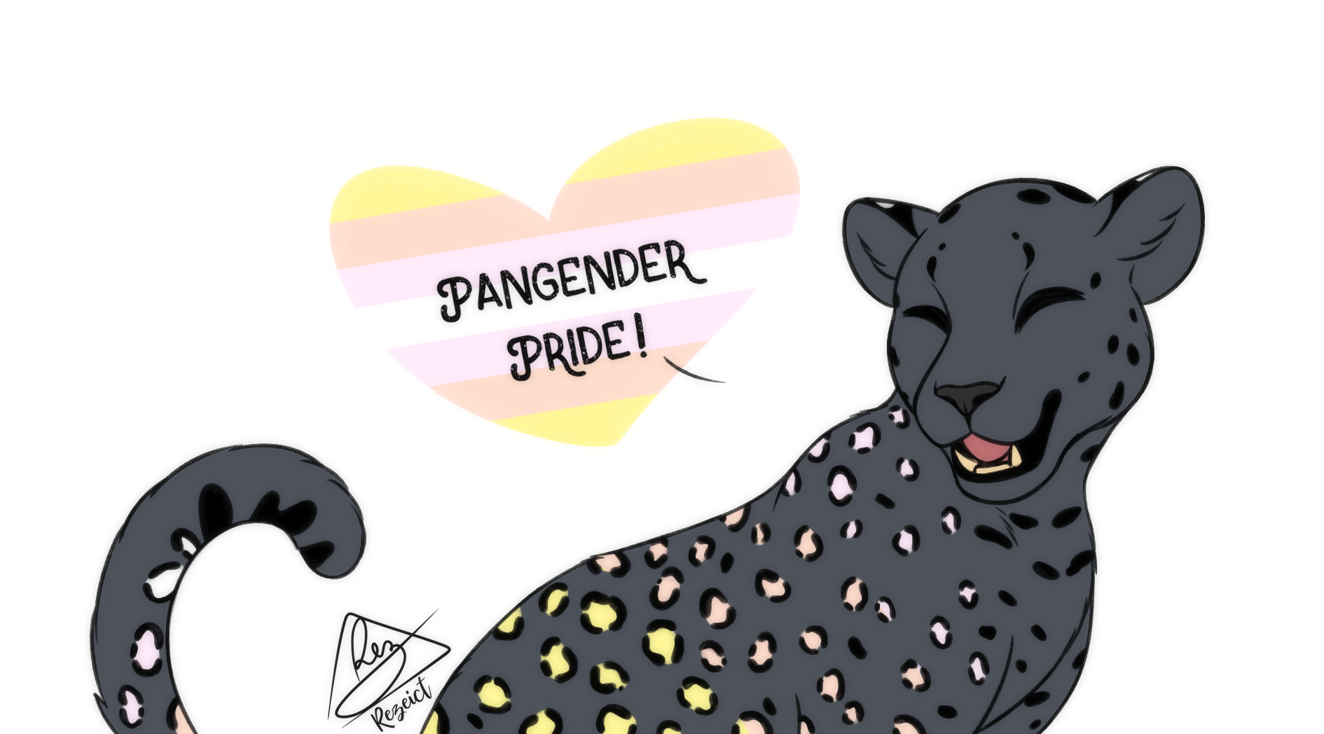 Pangender Panther By Rezeict Pangender Panther By Rezeict
